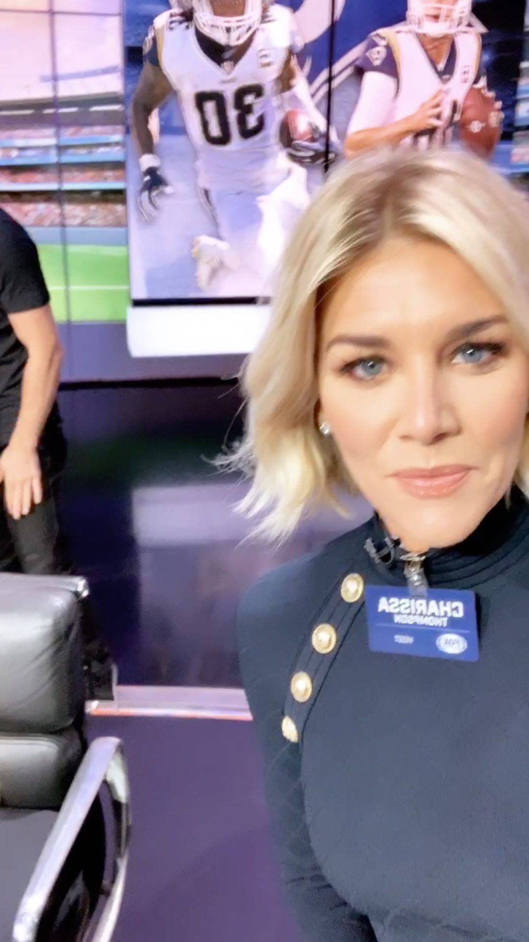 Charissa on set | Scrolller