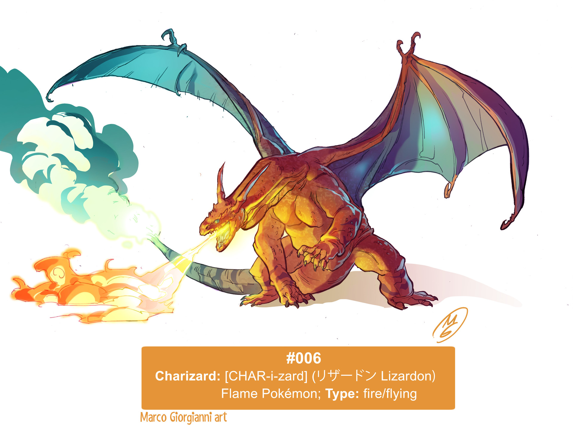 Charizard by Marco Giorgianni | Scrolller