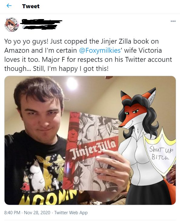 Charming furry neckbeard showcases his Stonetoss Wannabe book | Scrolller