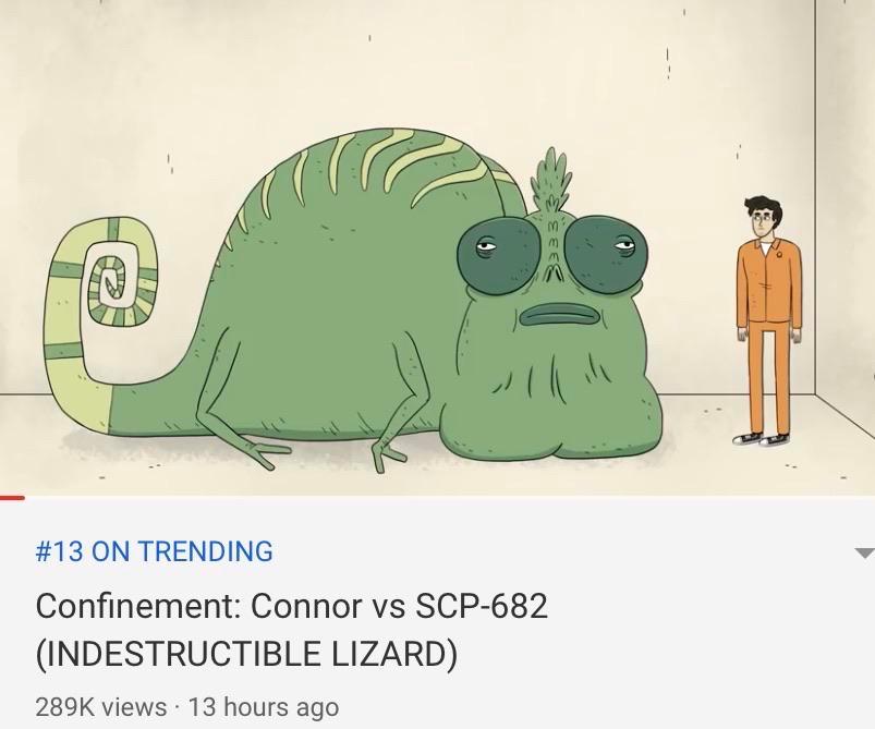 Check out this short from the Confinement series showing Connor’s interaction with SCP 682 ...