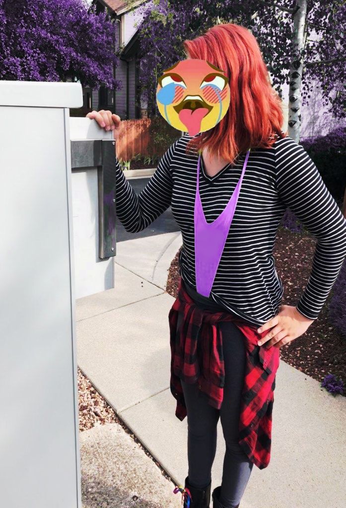 Checking the mail because public wedgies are hot 💜 | Scrolller