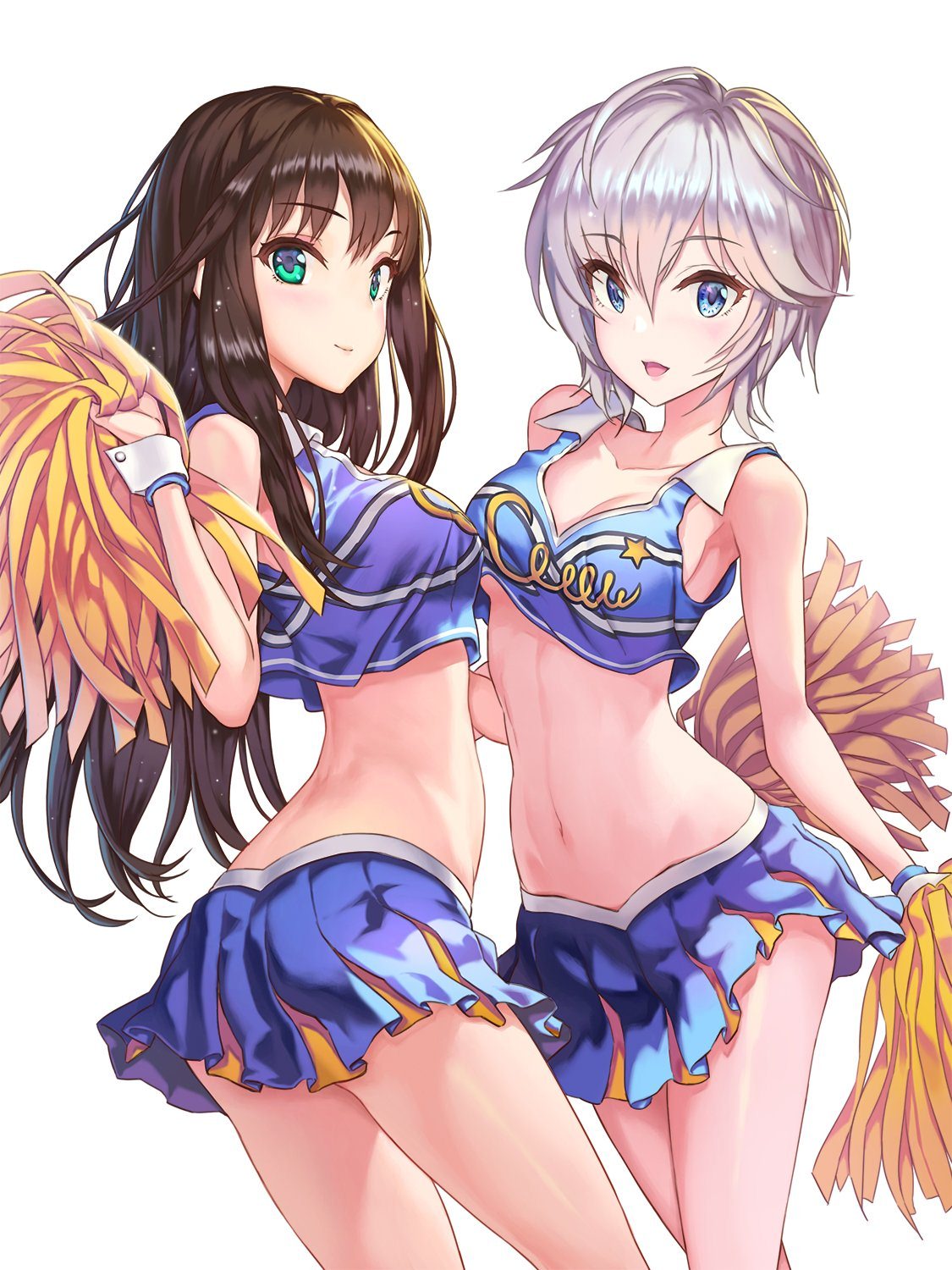 Cheerleaders Rin & Anastasia [Idolmaster] | Scrolller
