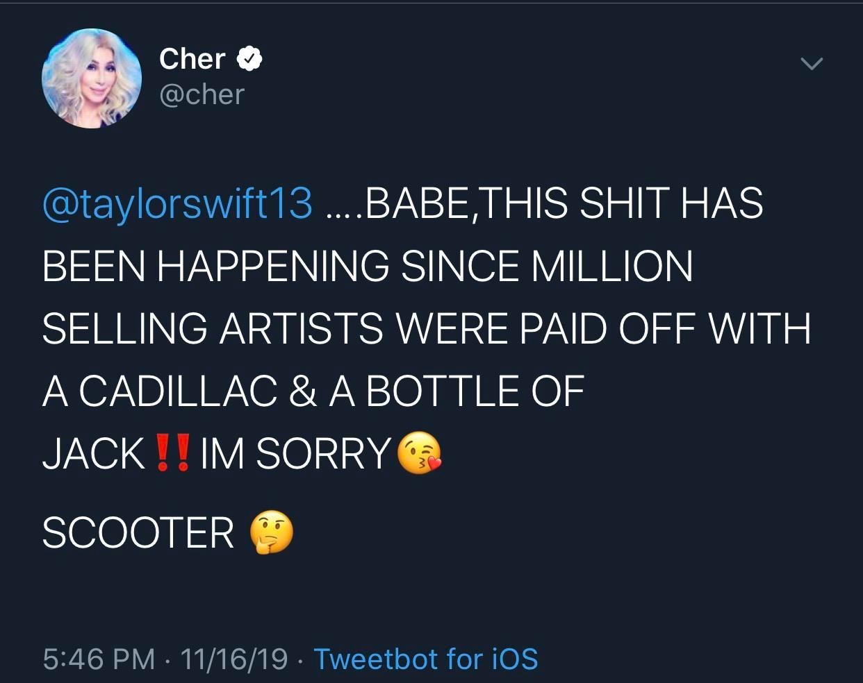 Cher has weighed in! | Scrolller
