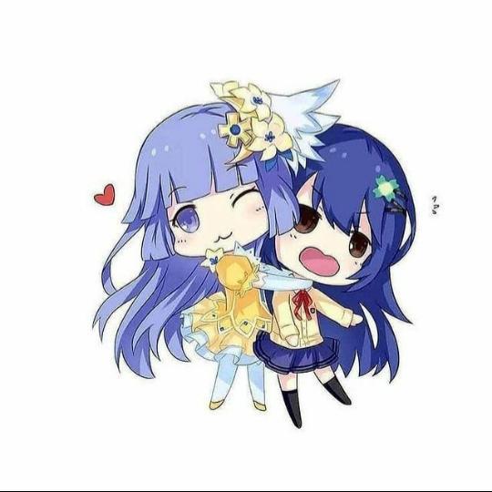 Chibi Miku with Chibi Shiori | Scrolller