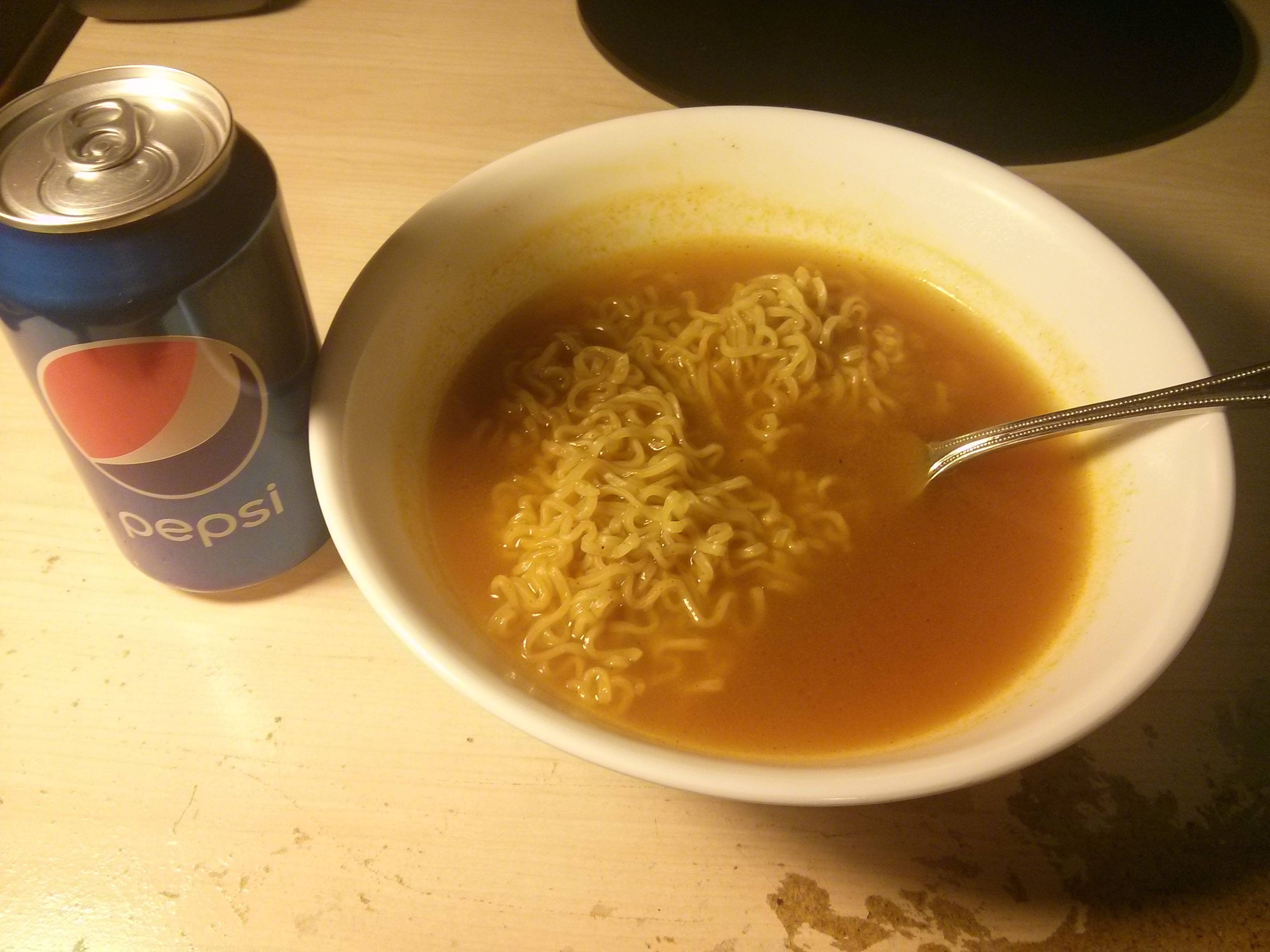 Chicken Ramen + chili powder and cayenne pepper | Scrolller