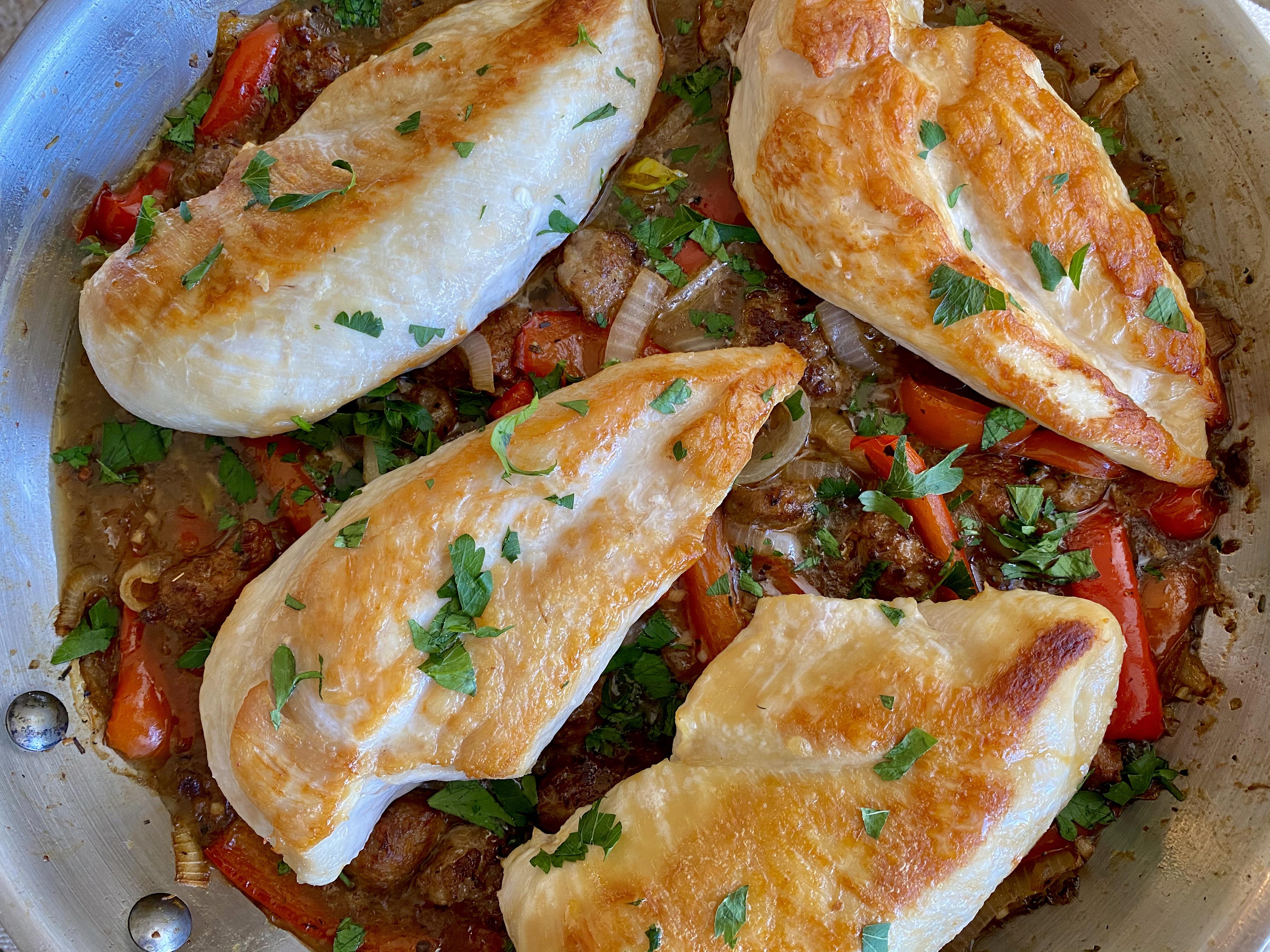 Chicken Scarpariello was excellent! | Scrolller