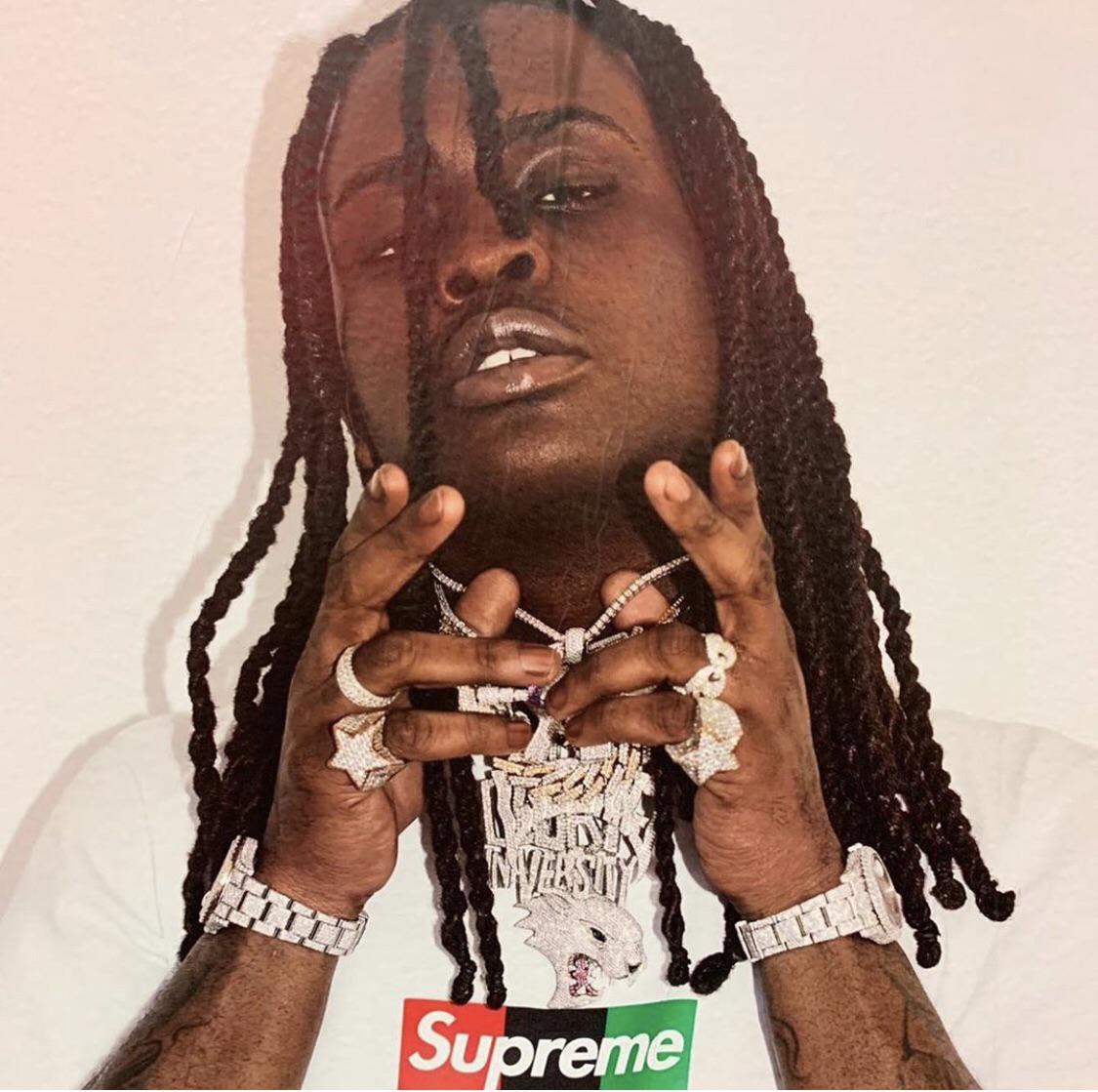 Chief Keef for Supreme X Off-white (Currently on display at Chicago Museum) | Scrolller