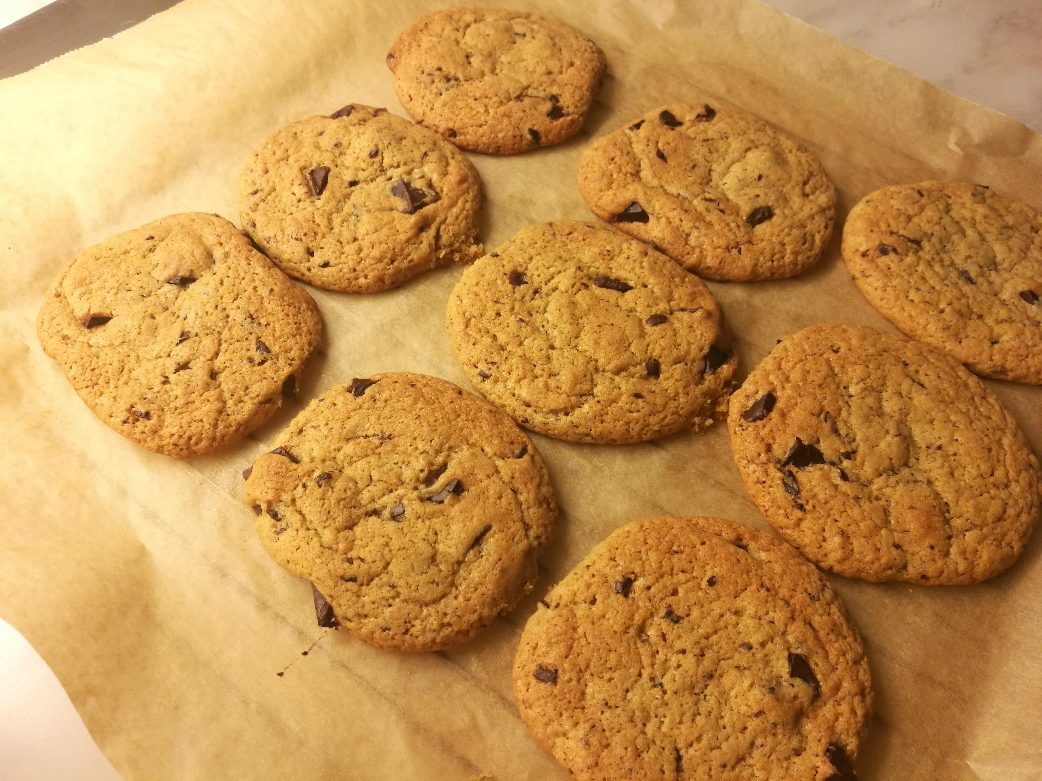 Chocolate chip cookies I just baked ^_^ | Scrolller