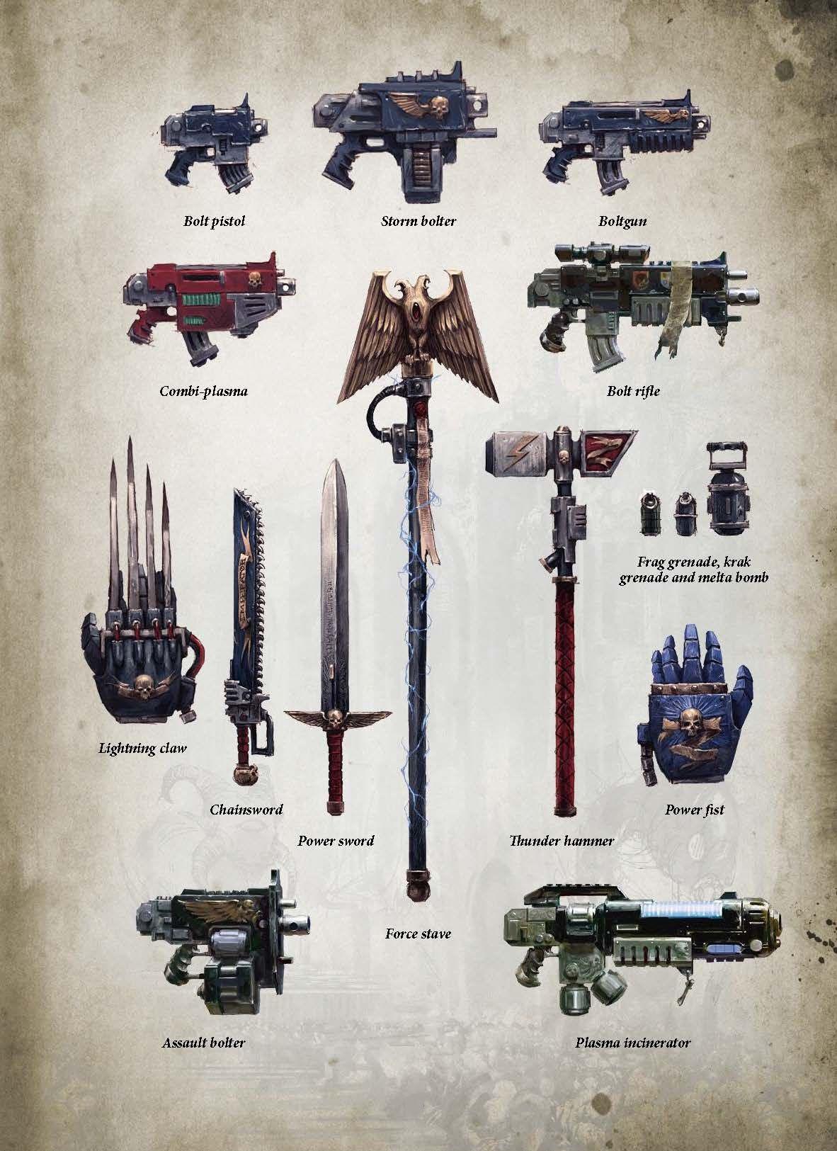 Choose your weapon. Praise be the Emperor, beloved by all | Scrolller
