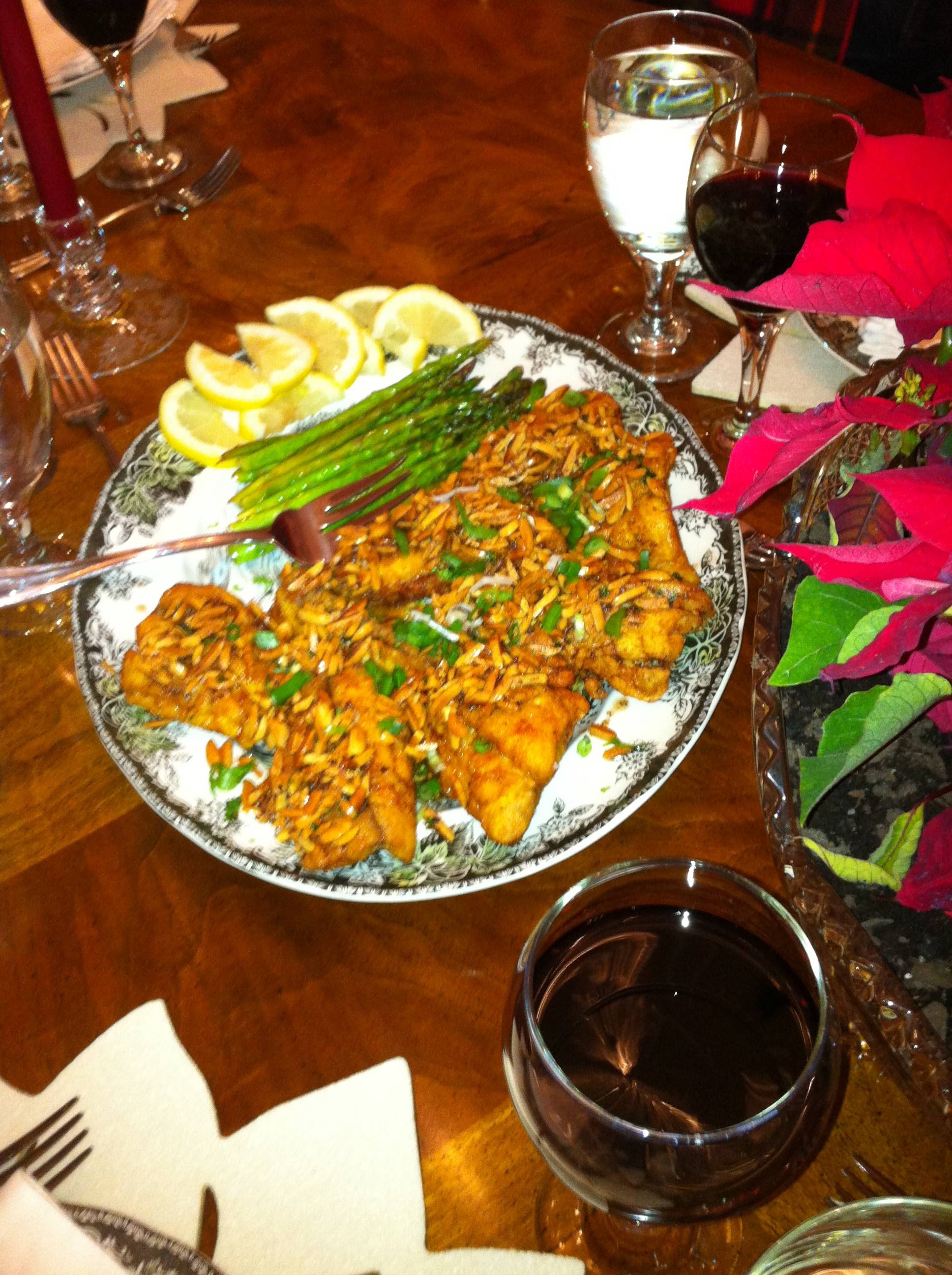 Christmas Eve - Fried Red Fish Amandine | Scrolller