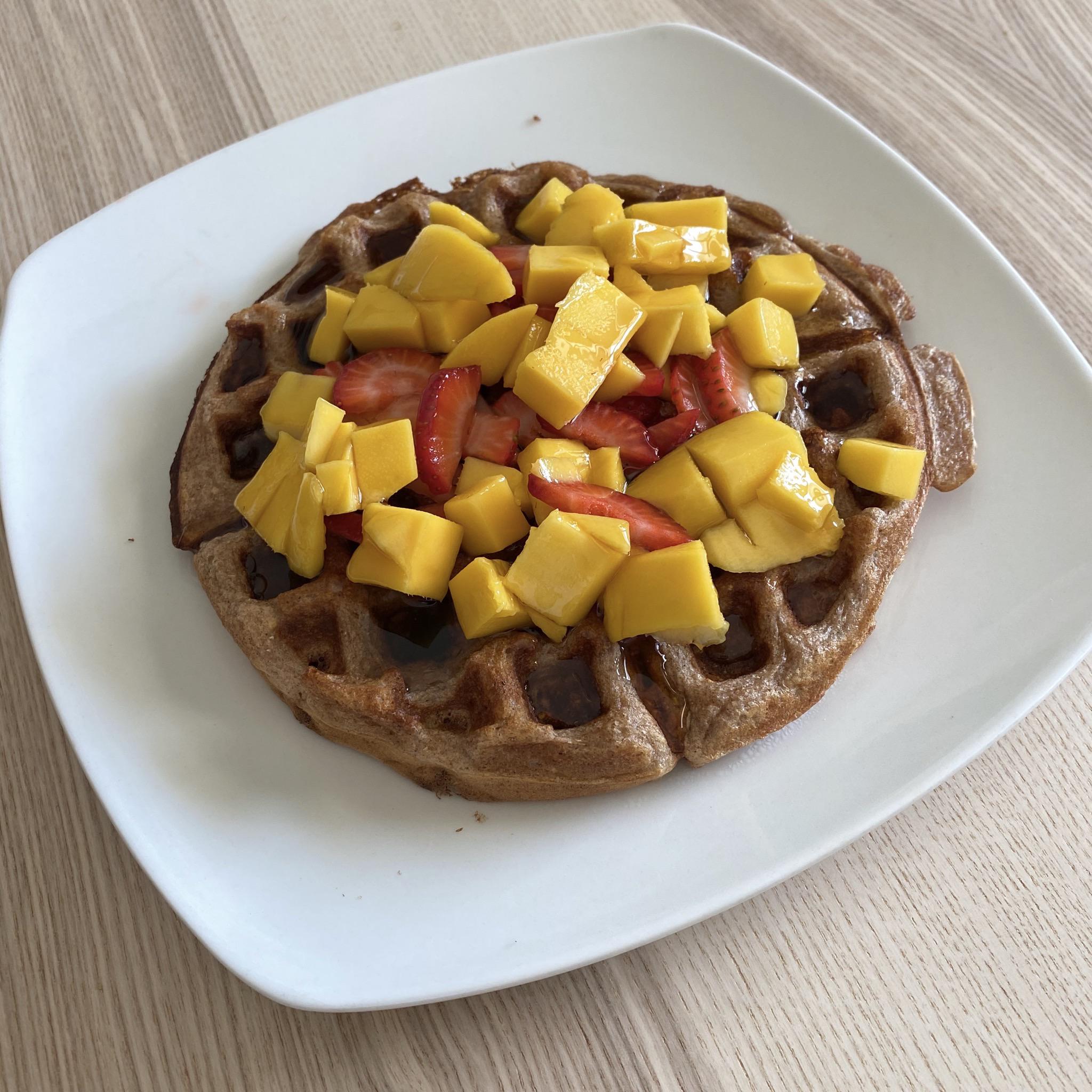 Cinnamon Oat waffle | Scrolller