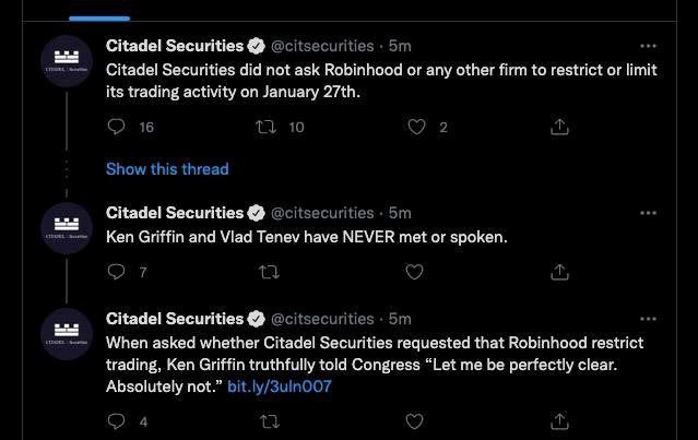 CITADEL POSTS FOR THE FIRST TIME SINCE JANUARY TO GO FULL CRAMER! | Scrolller