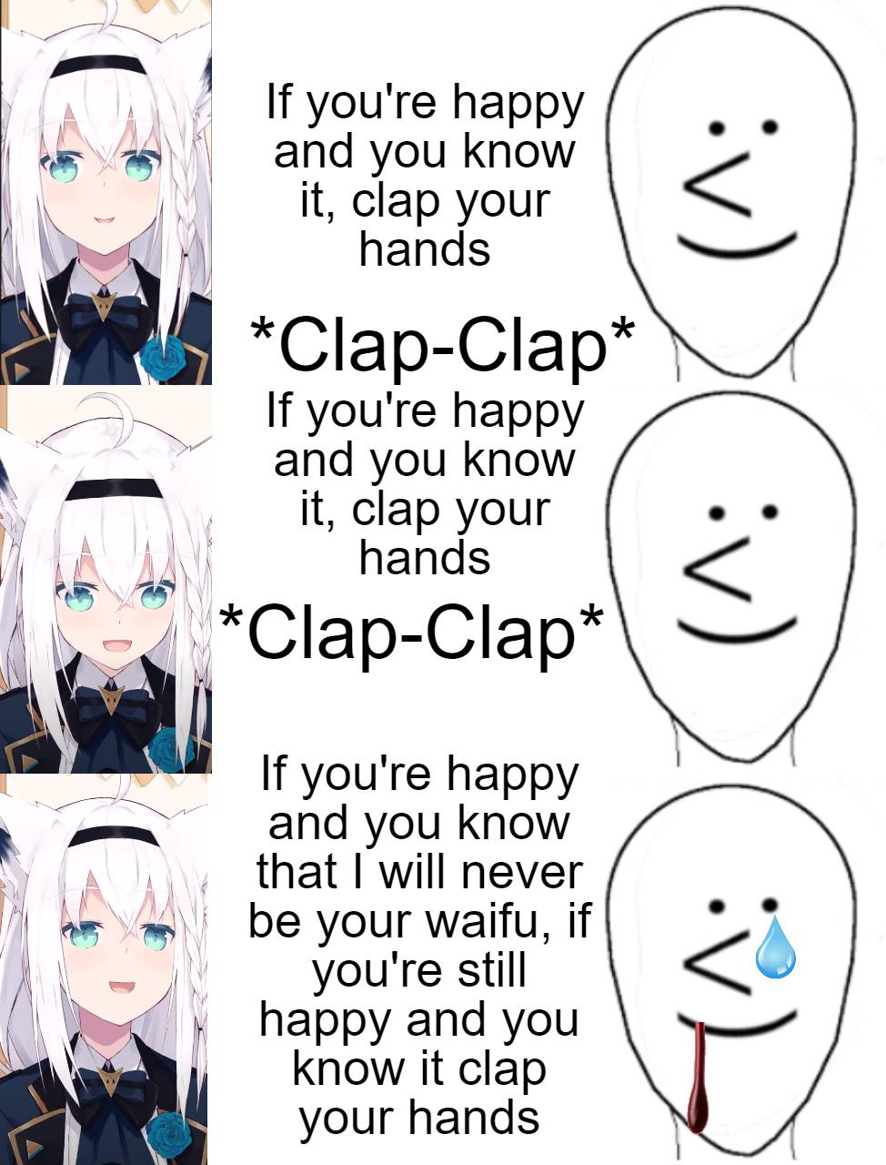 Clapping with Fubuki | Scrolller