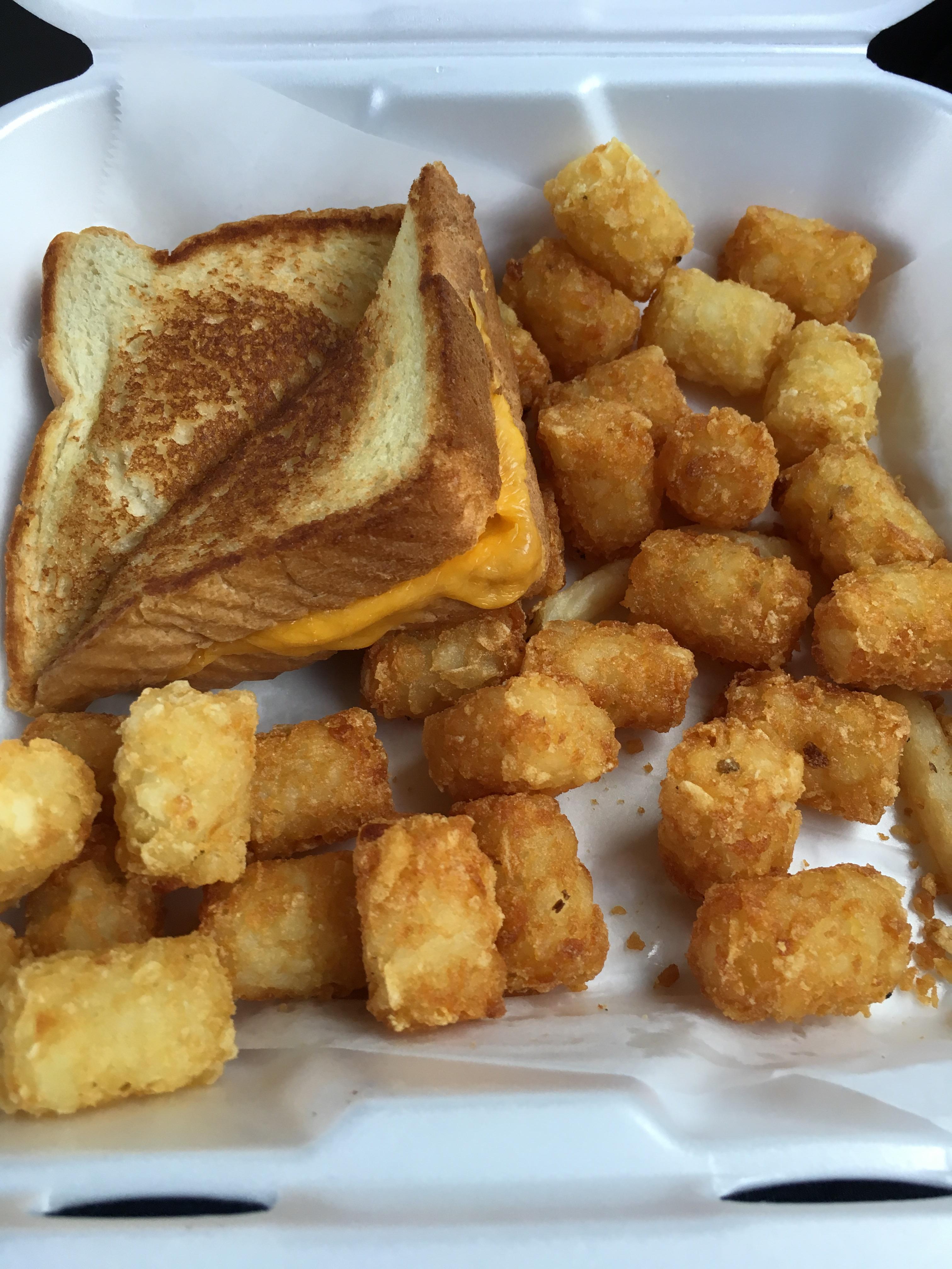 Classic American on White Bread with Tater Tots | Scrolller