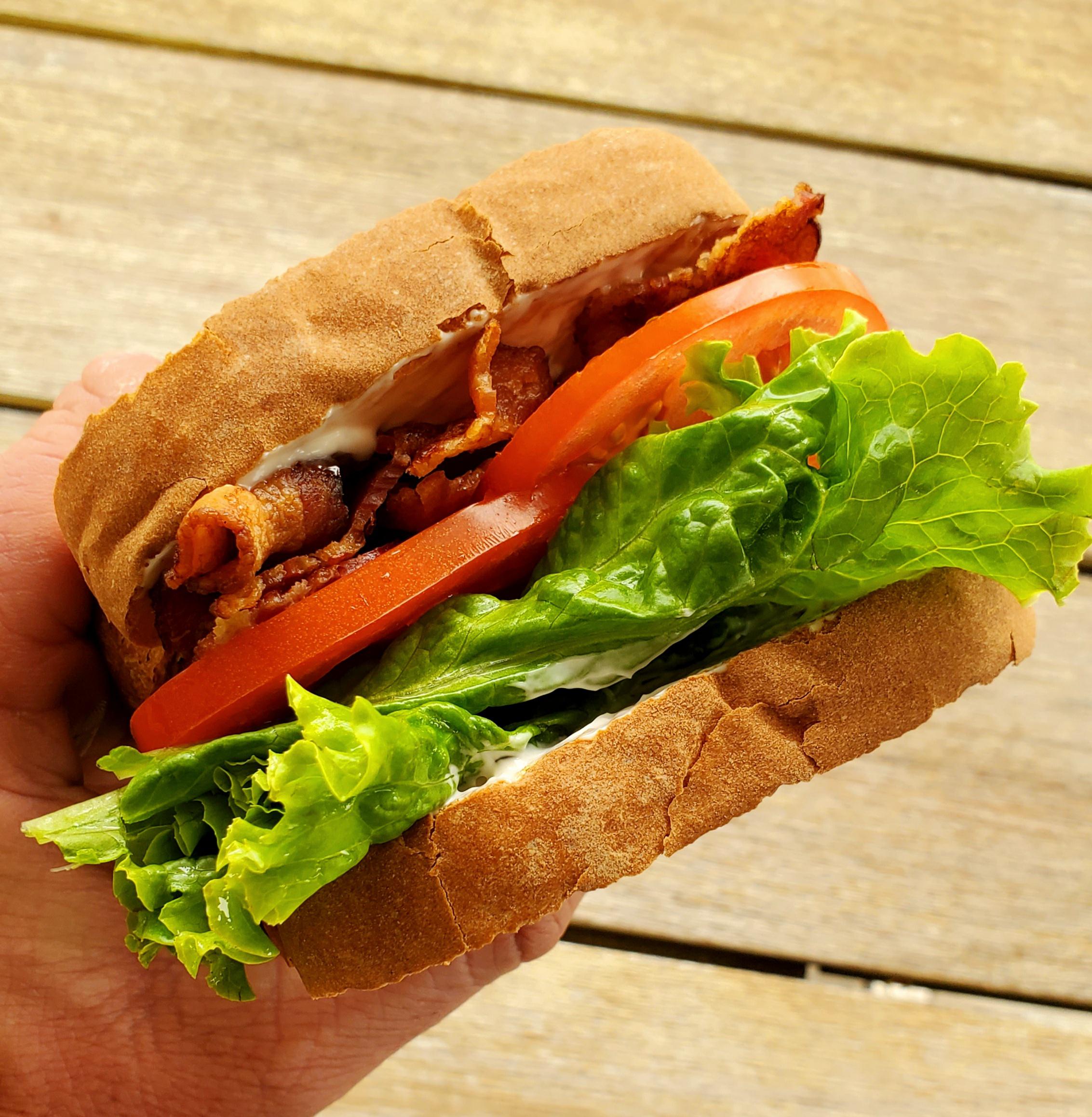 Classic BLT on Toasted Wonder Bread | Scrolller