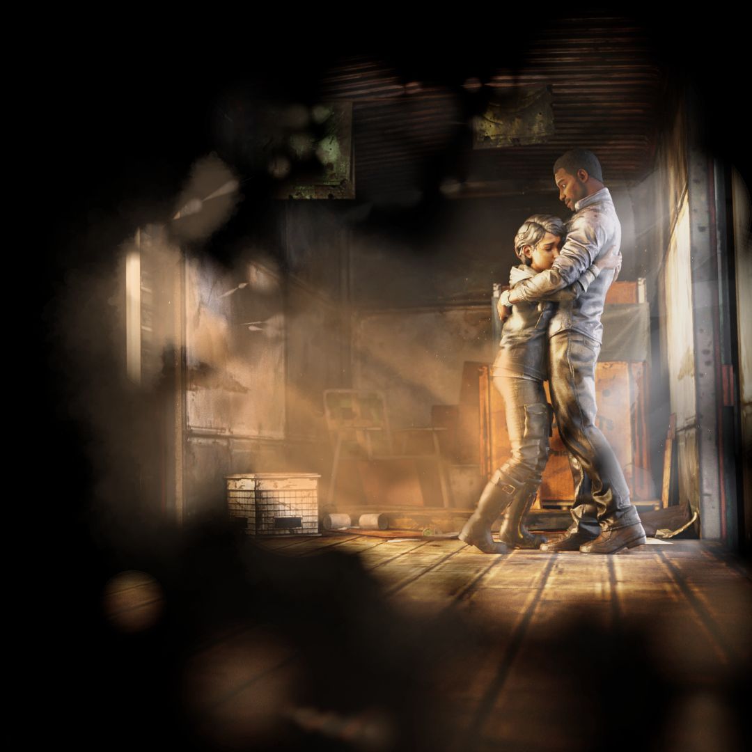 Clementine and Lee. Render. | Scrolller
