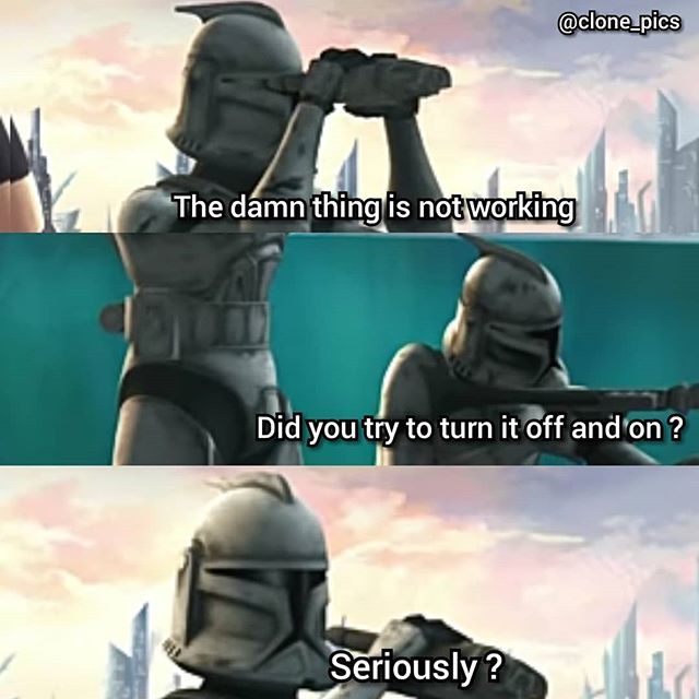 Clone Troopers Using Outdated Tech!? Ridiculous! | Scrolller