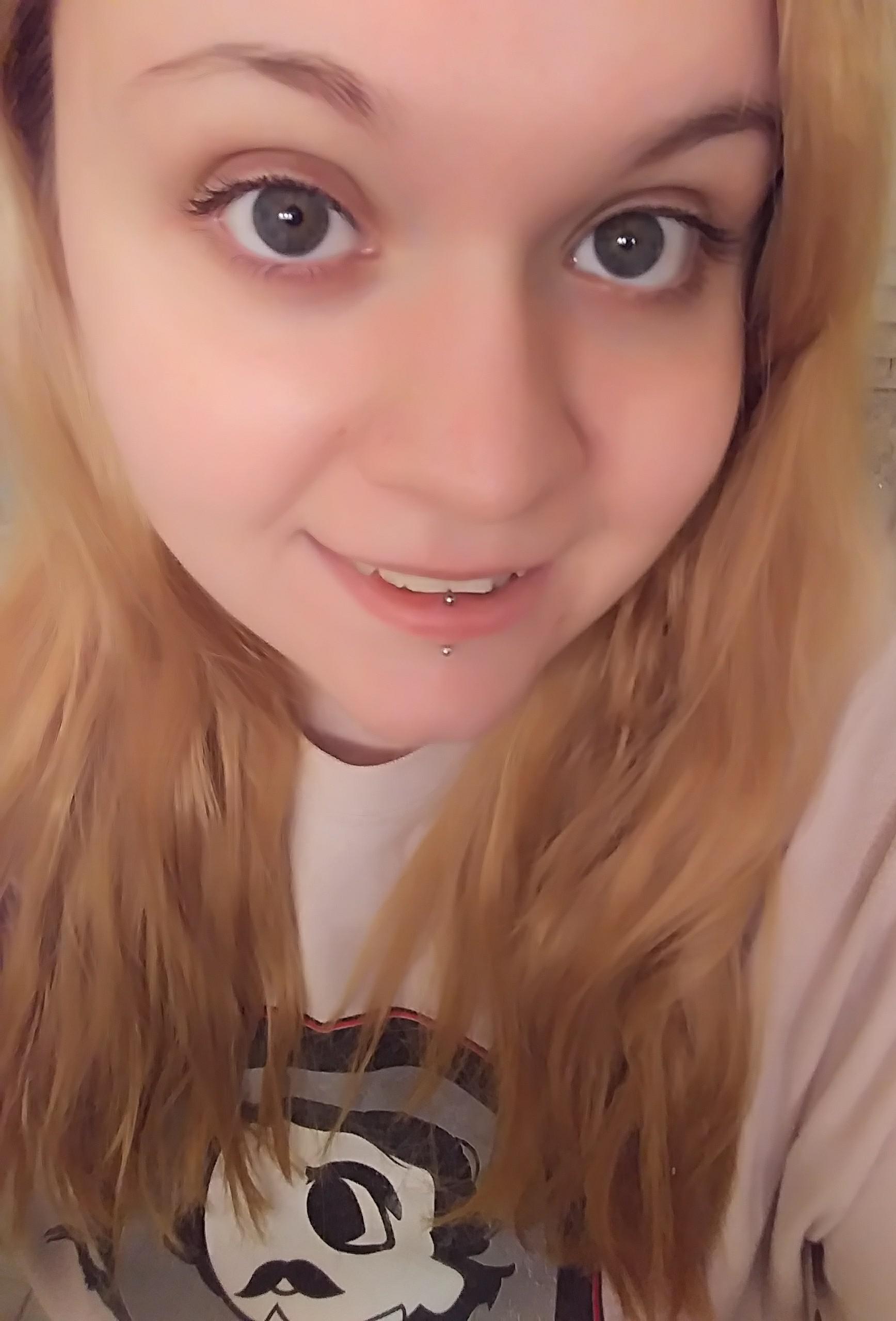 Close up. ♡ Current piercing ~ Vertical Labret. I'd love another facial piercing, suggestions ...