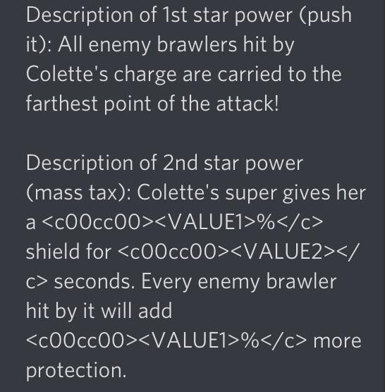 Colette star powers | Scrolller