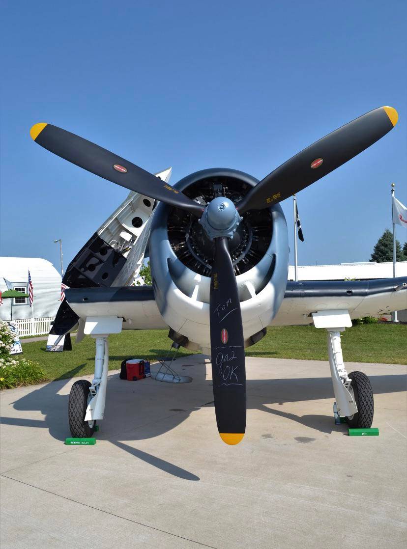 Collings Foundation newly restored F6F-3N Hellcat at Oshkosh 2019 | Scrolller