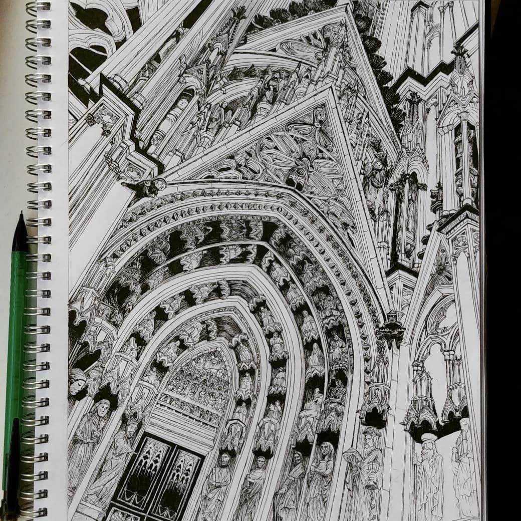 Cologne Cathedral, Me, Pens, 2019 | Scrolller