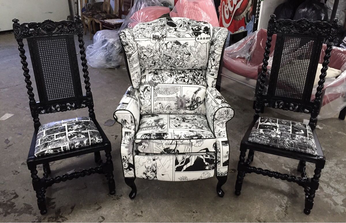 Comic book chairs | Scrolller