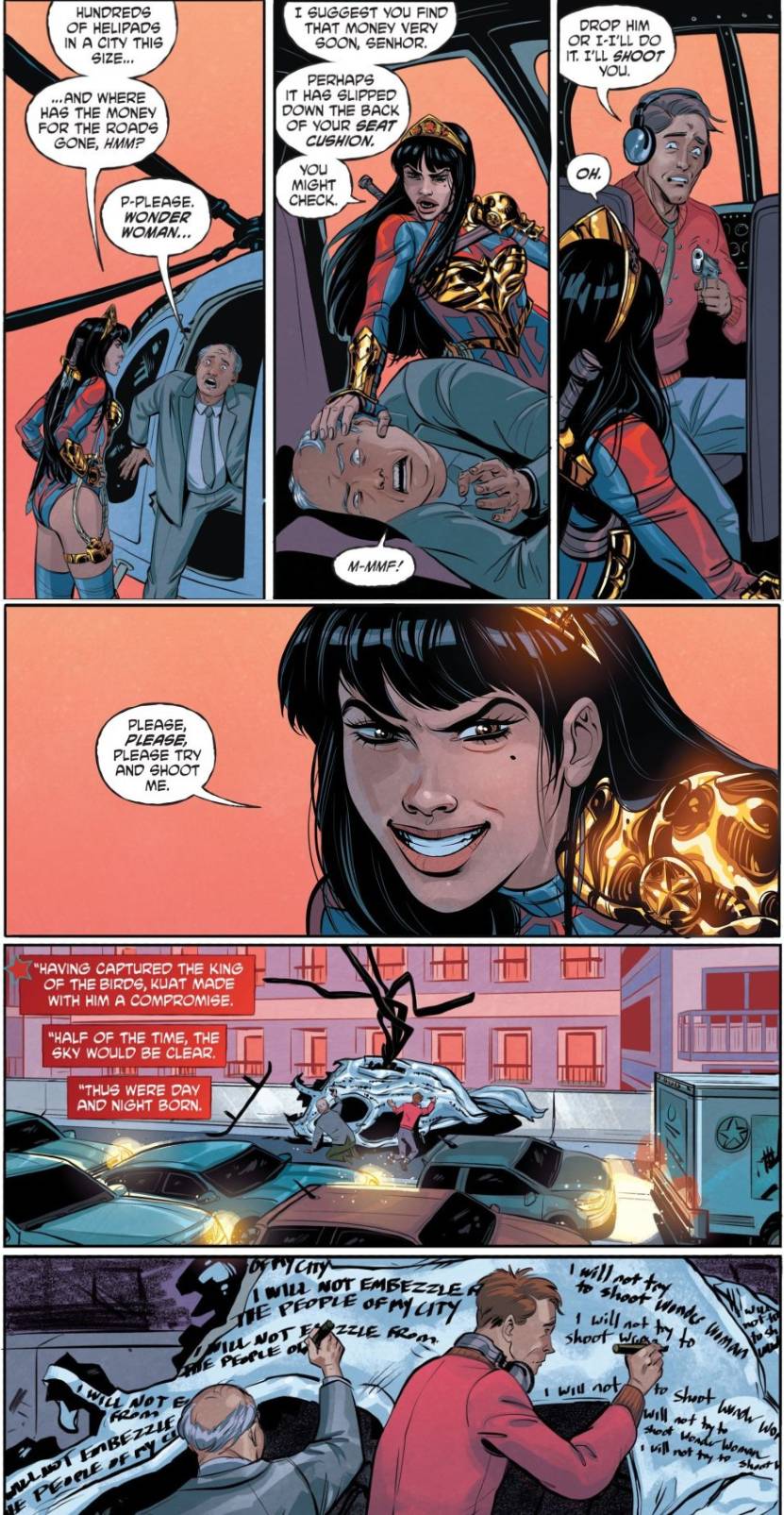 [Comic Excerpt] It seems Yara Flor a Simpsons fan ( Future State: Superman/Wonder Woman #1 ...