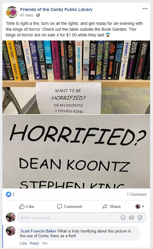 Comic Sans IS horrifying, but not in the way they mean | Scrolller