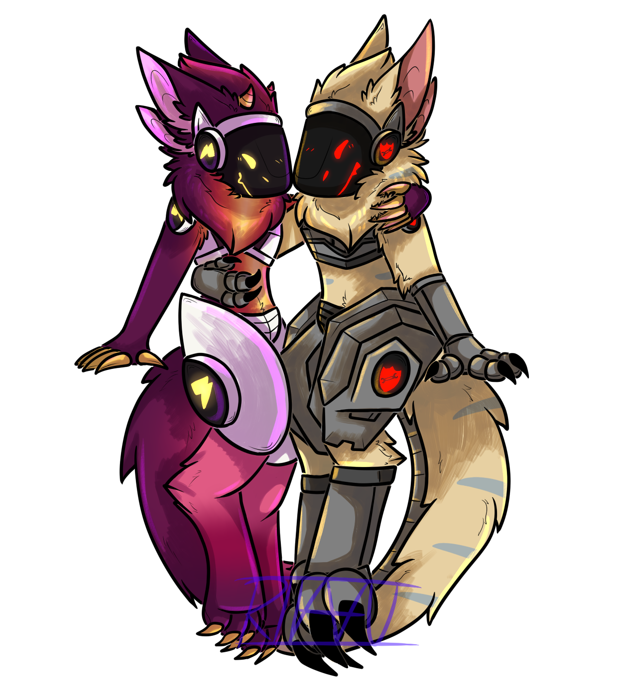 [Commission] Friendship cuddles | Scrolller