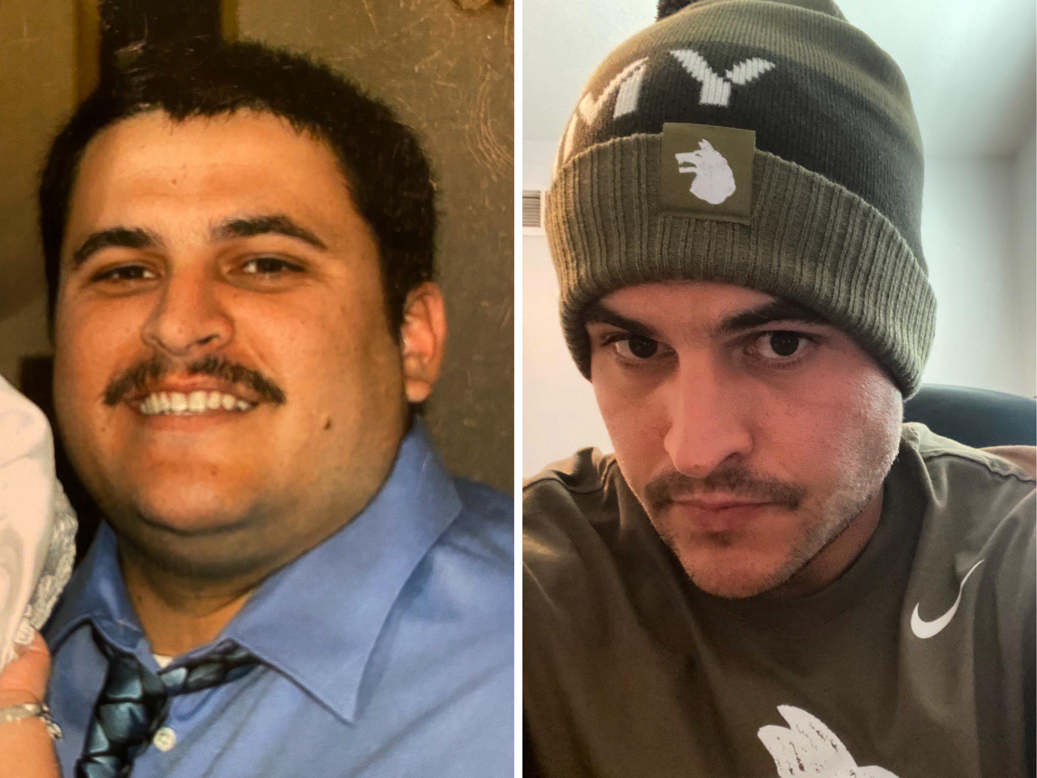 Comparing Selfies 1 year and 180 lbs later 🤷🏻‍♂️ [over 18] | Scrolller