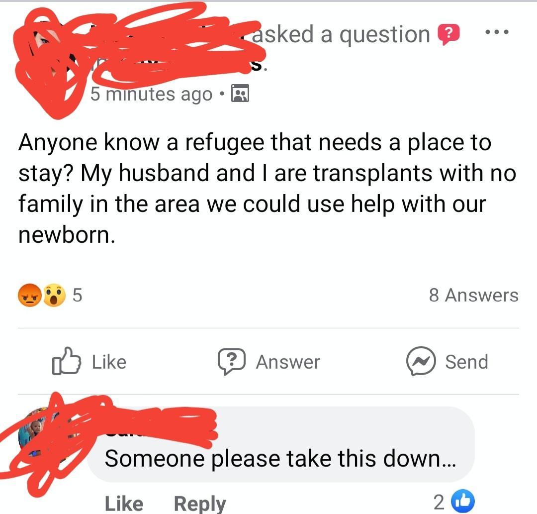 Complete trash trying to take advantage of refugees. | Scrolller