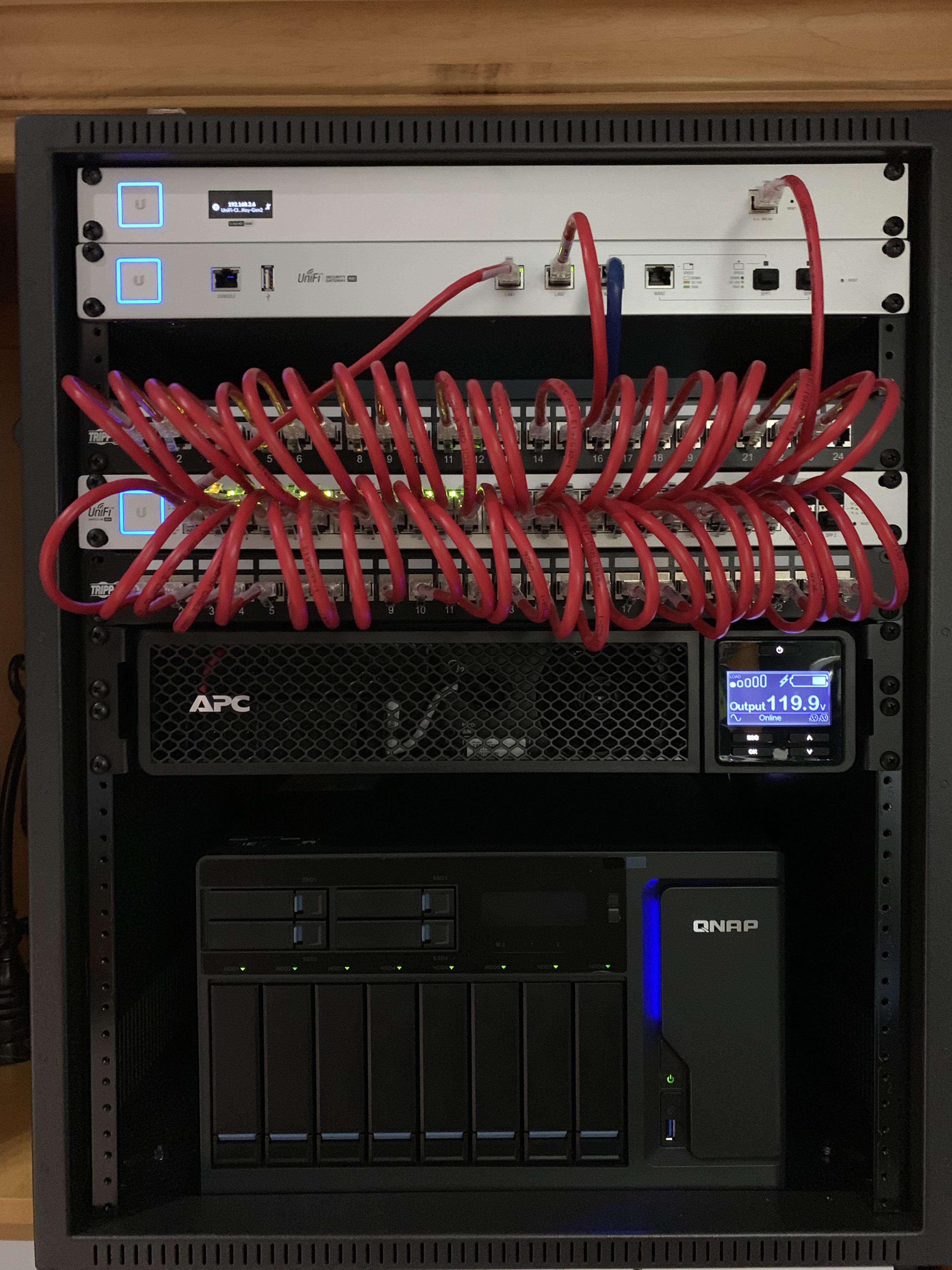 Completely overkill rack setup in my home | Scrolller