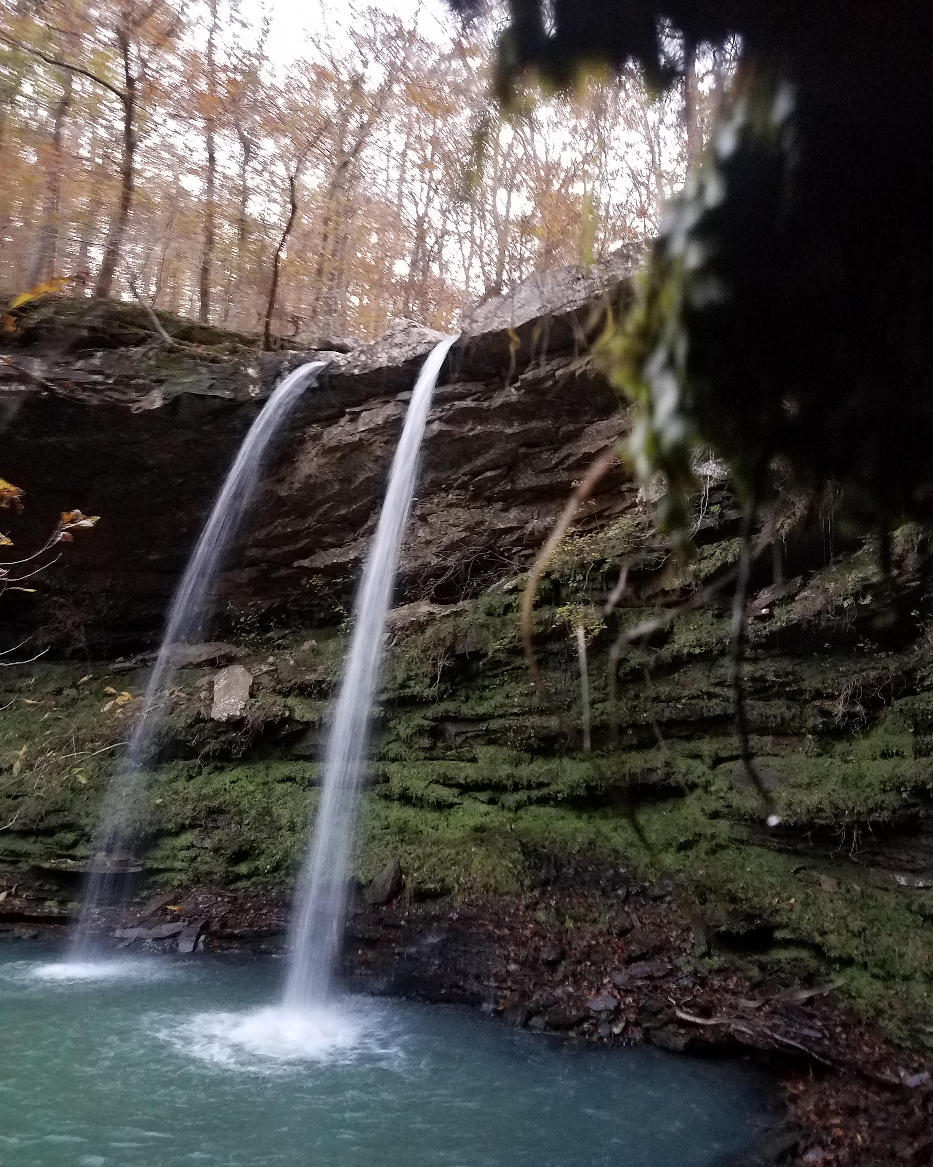 Compton's Double Falls in the Upper Buffalo Wilderness, Arkansas | Scrolller