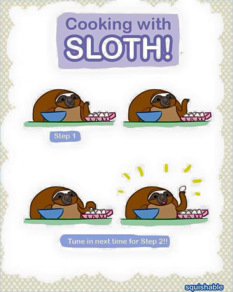 Cooking With Sloth | Scrolller