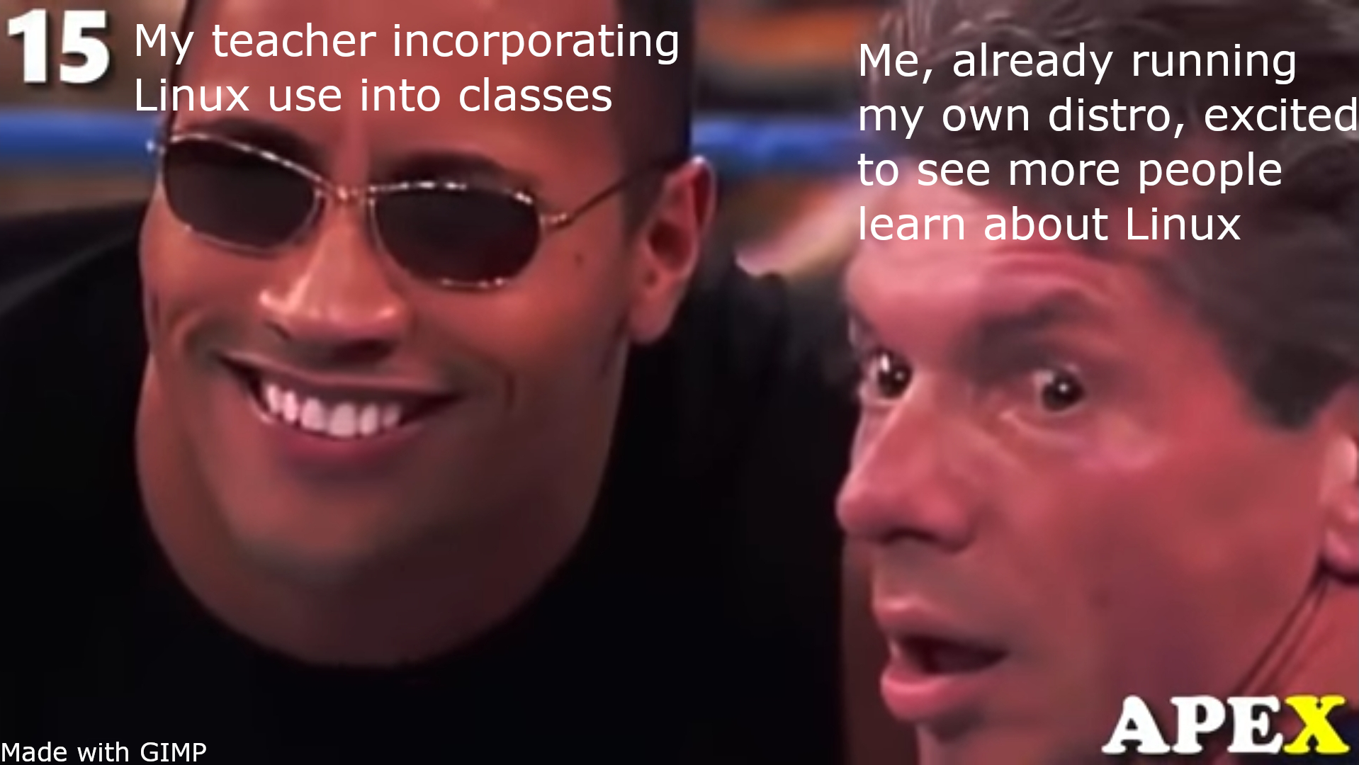 Cool compsci teacher appreciation post (I use HajOS btw) | Scrolller