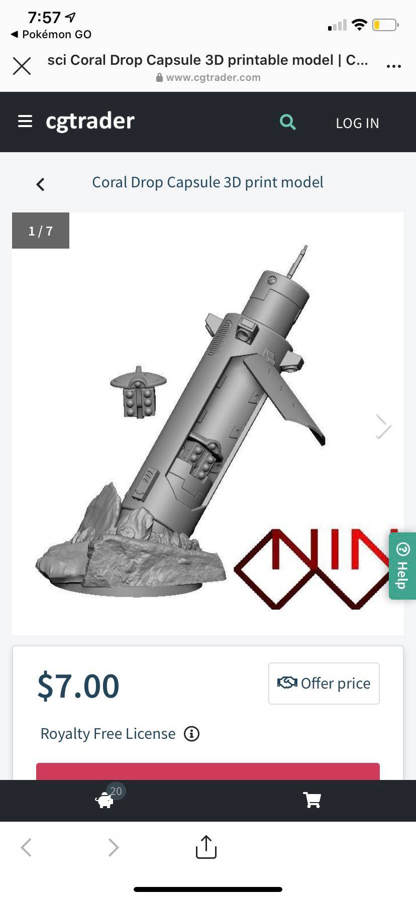 Coral Drop Capsule | Scrolller