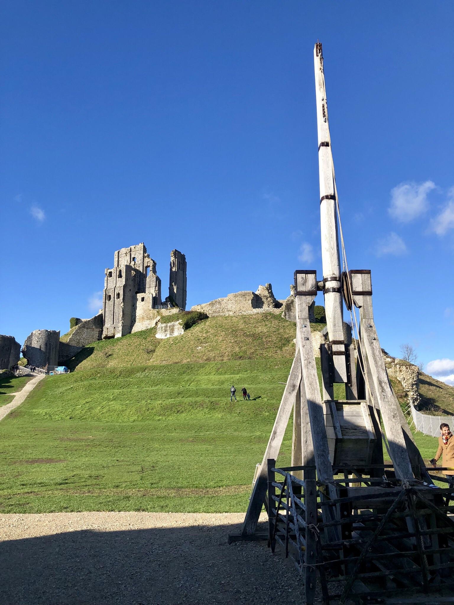 Corfe Castle Trebuchet in Dorset | Scrolller