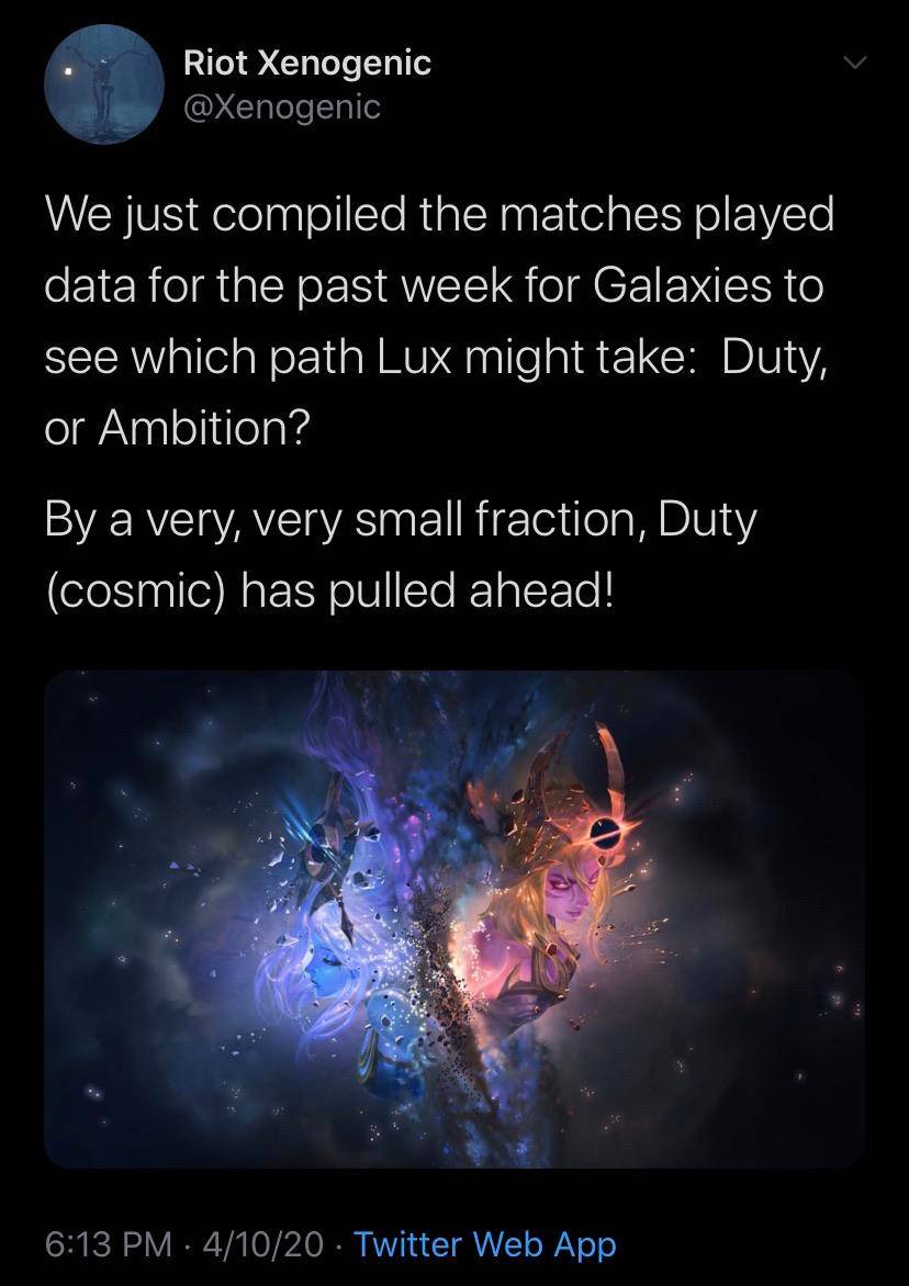 Cosmic Lux Pulls Ahead | Scrolller