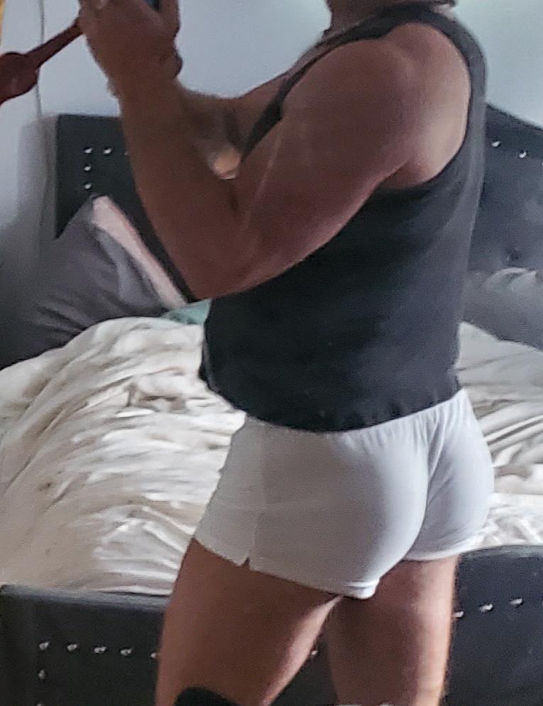 Discover more like Malespandex: Cotton spandex. LOL. Stretchy and I love the way they hug my ...