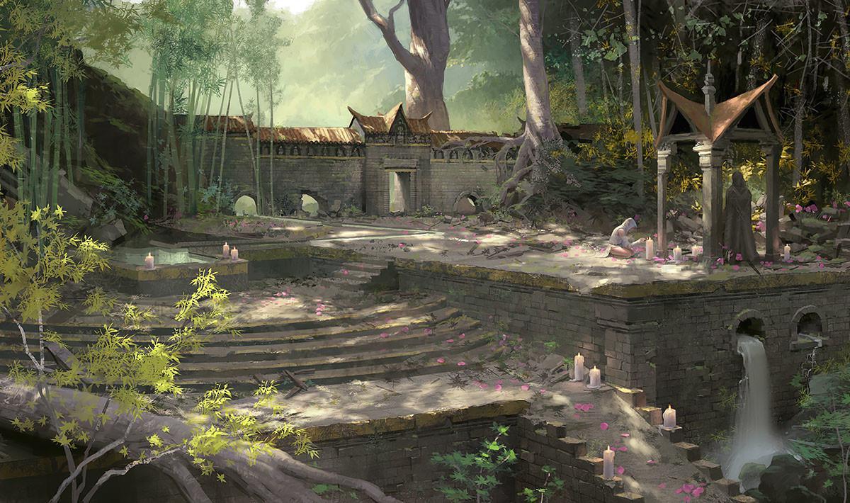 Courtyard by Clint Cearley | Scrolller