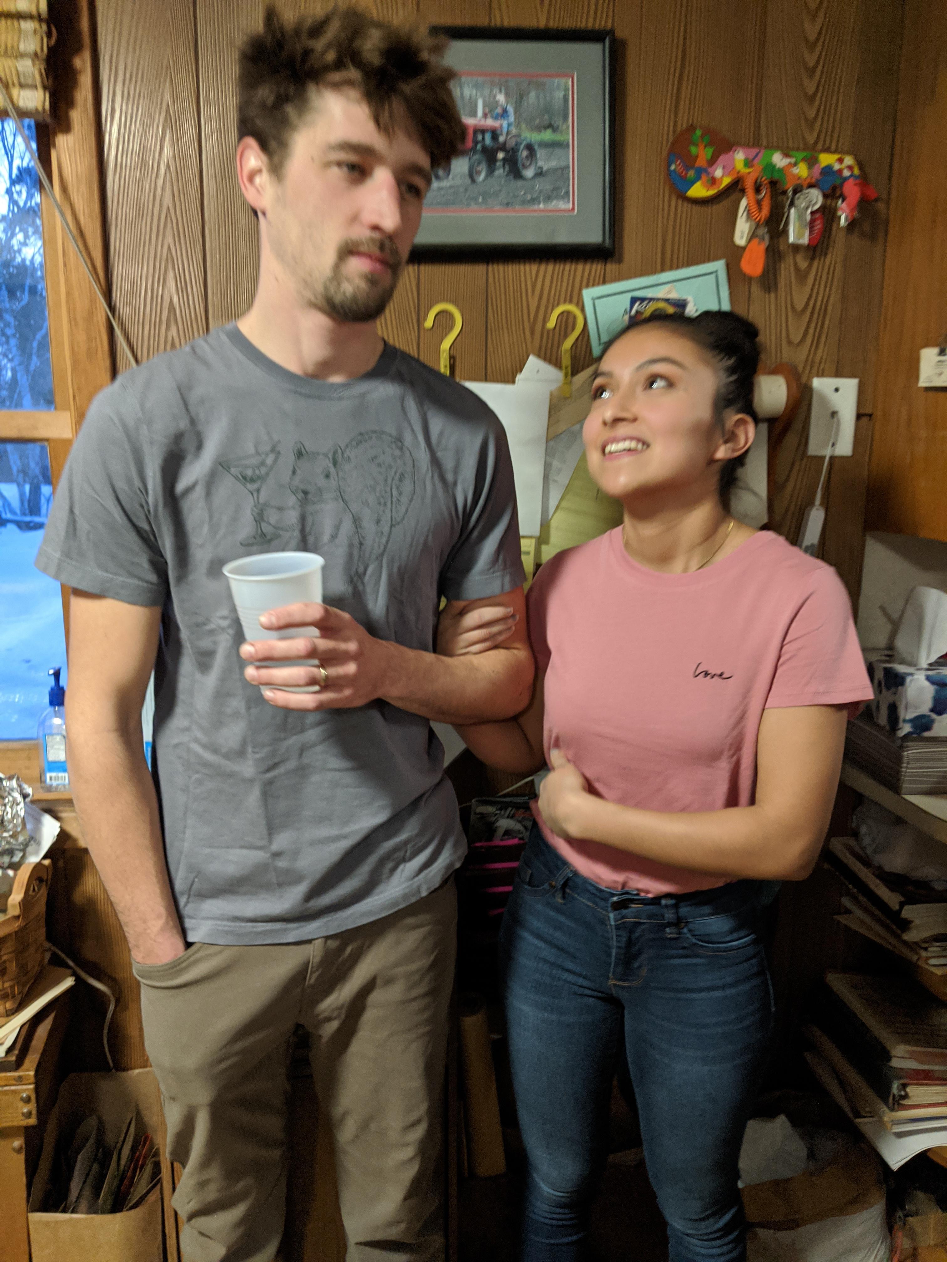 Cousin's wife mirin his face. | Scrolller