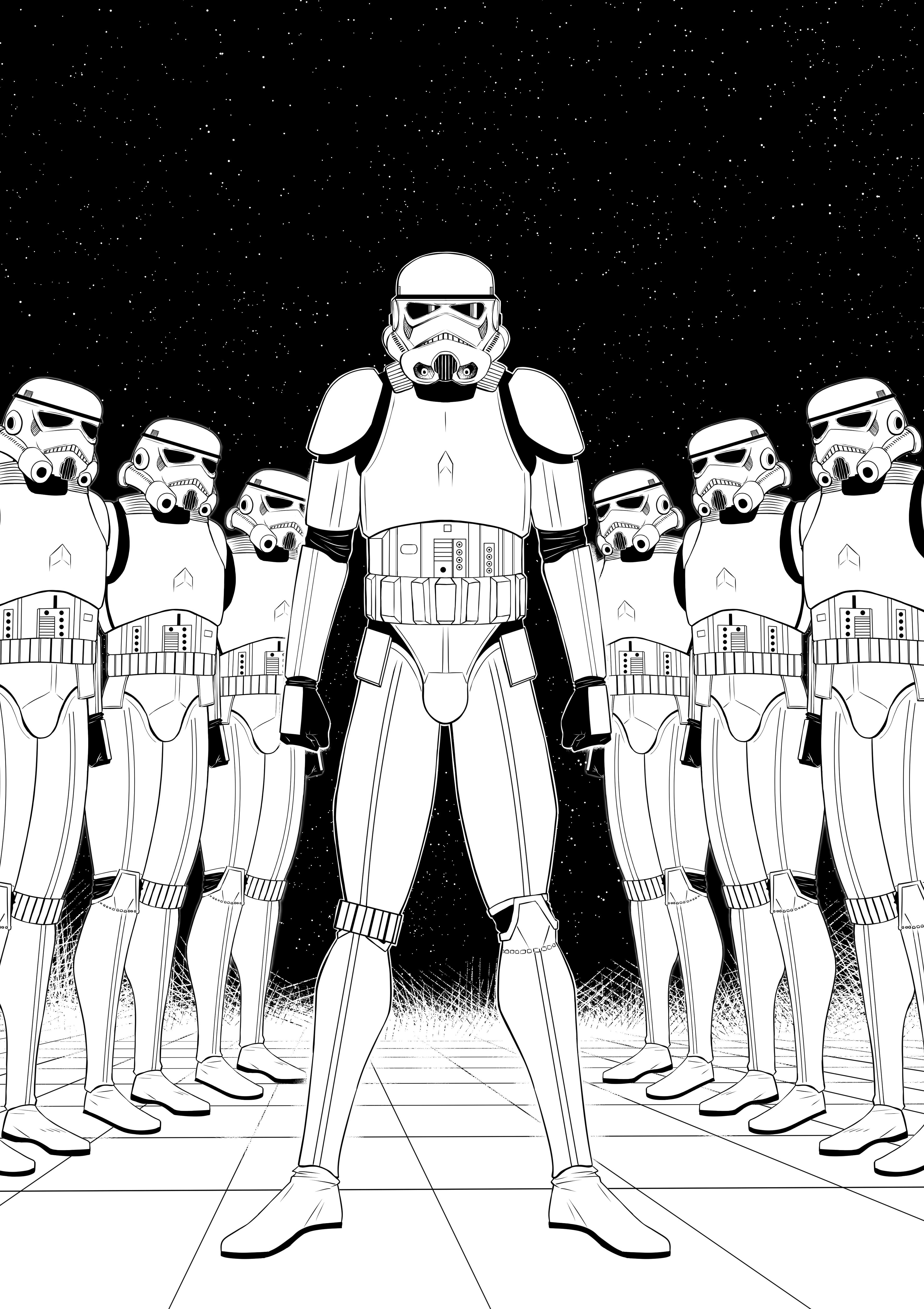 Cover Artwork Commission: Stormtrooper White | Scrolller
