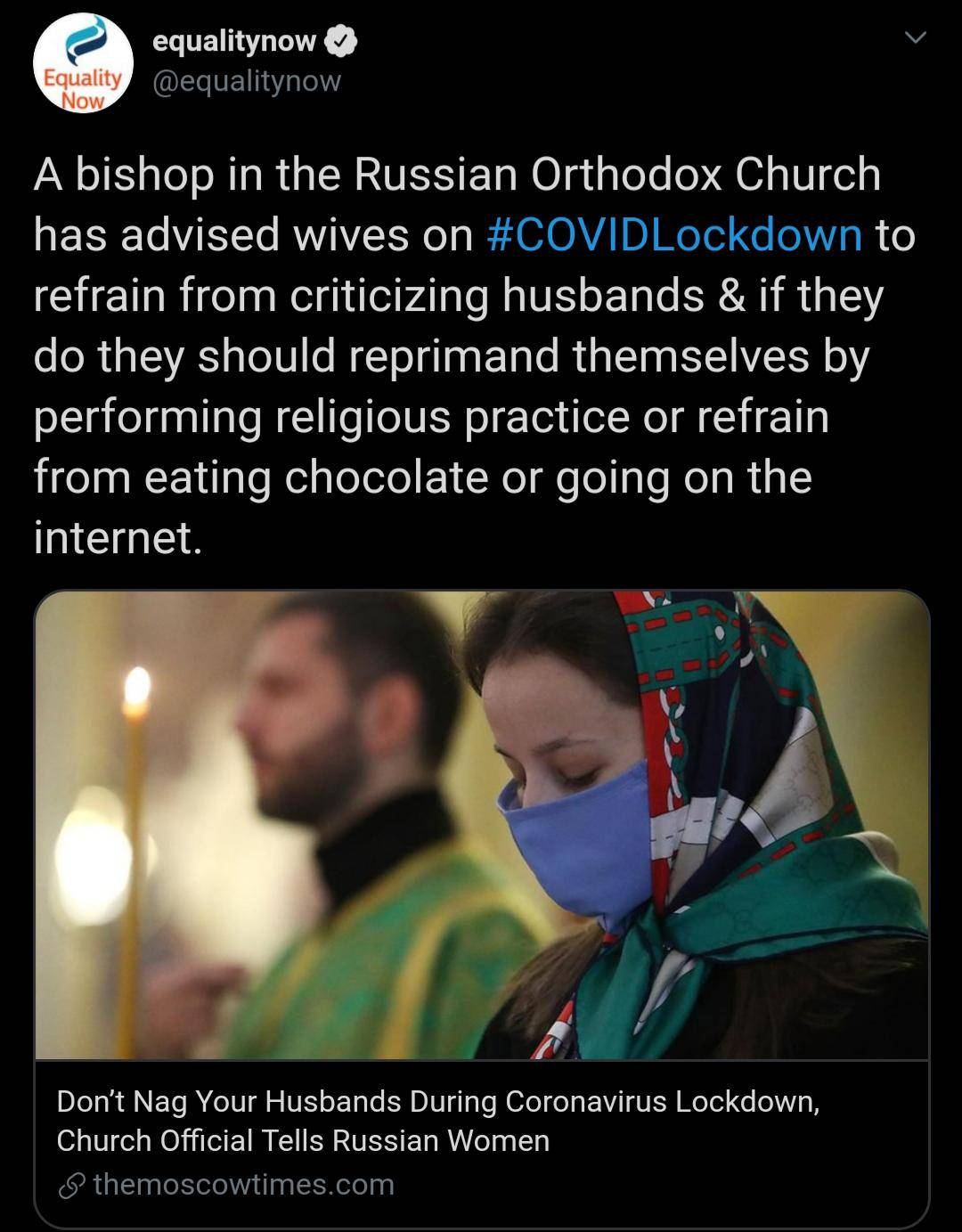 COVID-19 and Christian Misogyny | Scrolller