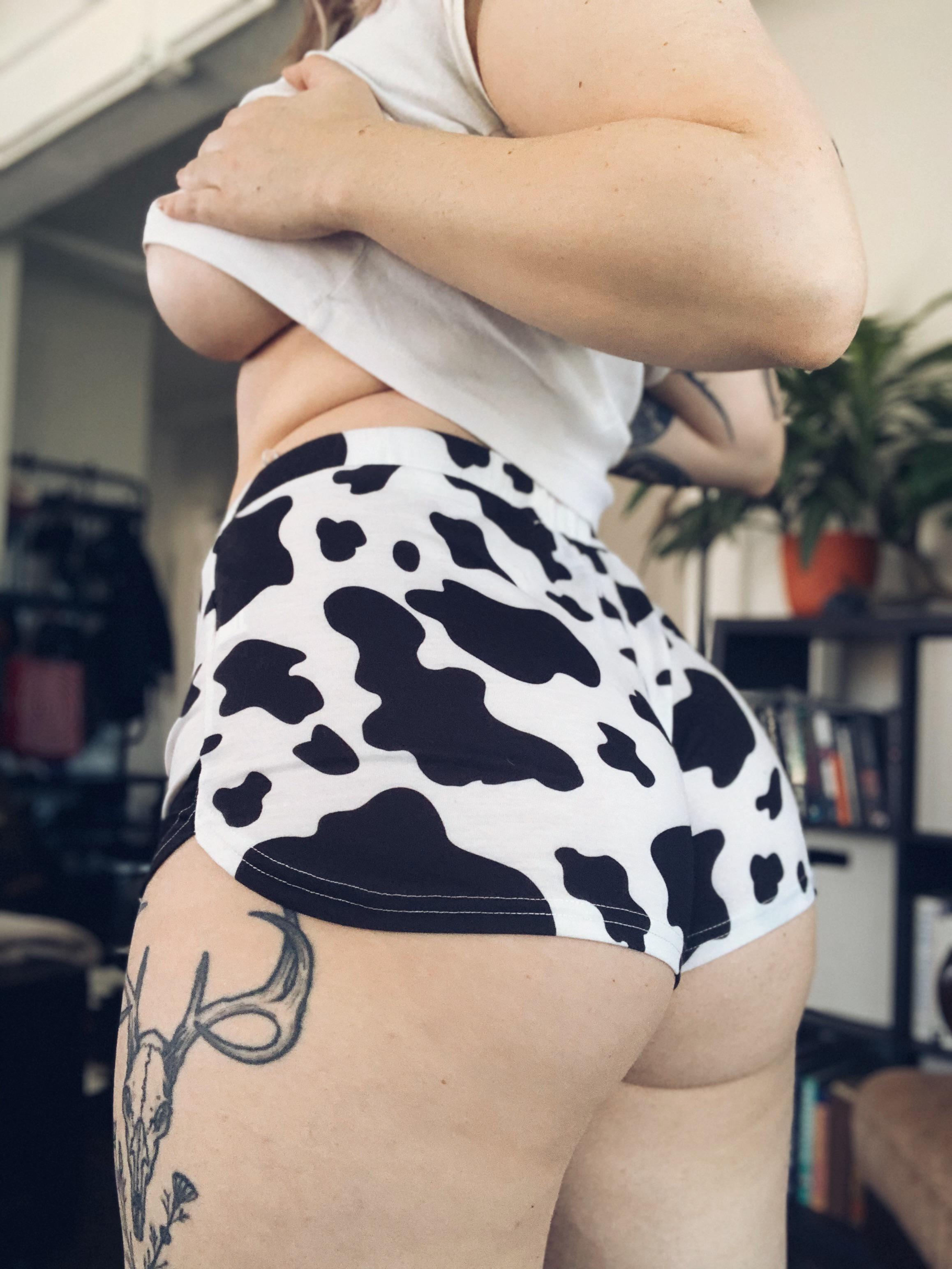 Cow print makes everything look good | Scrolller