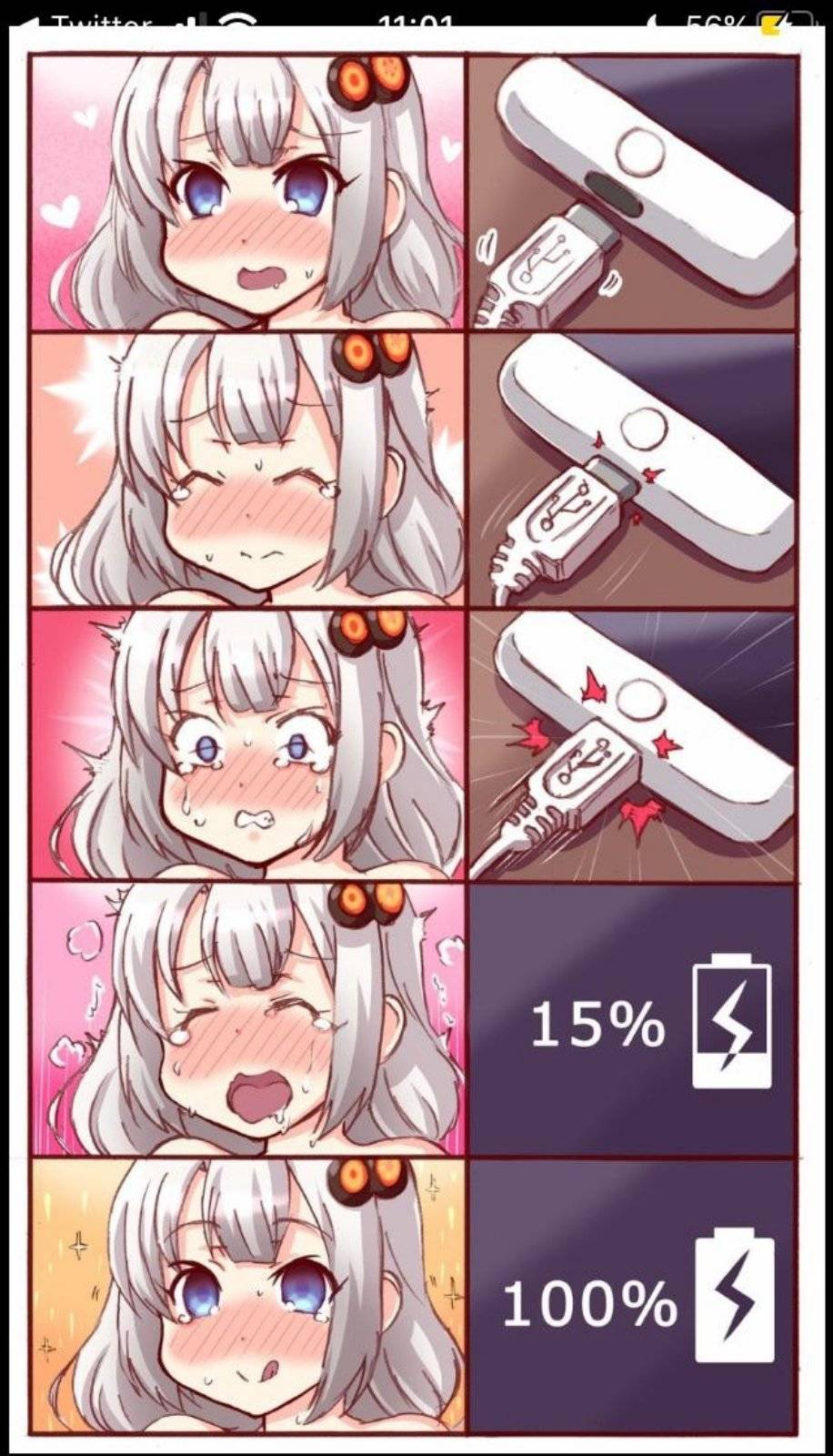 Creampied from electricity. | Scrolller