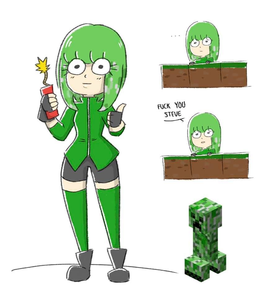Creeper-chan | Scrolller