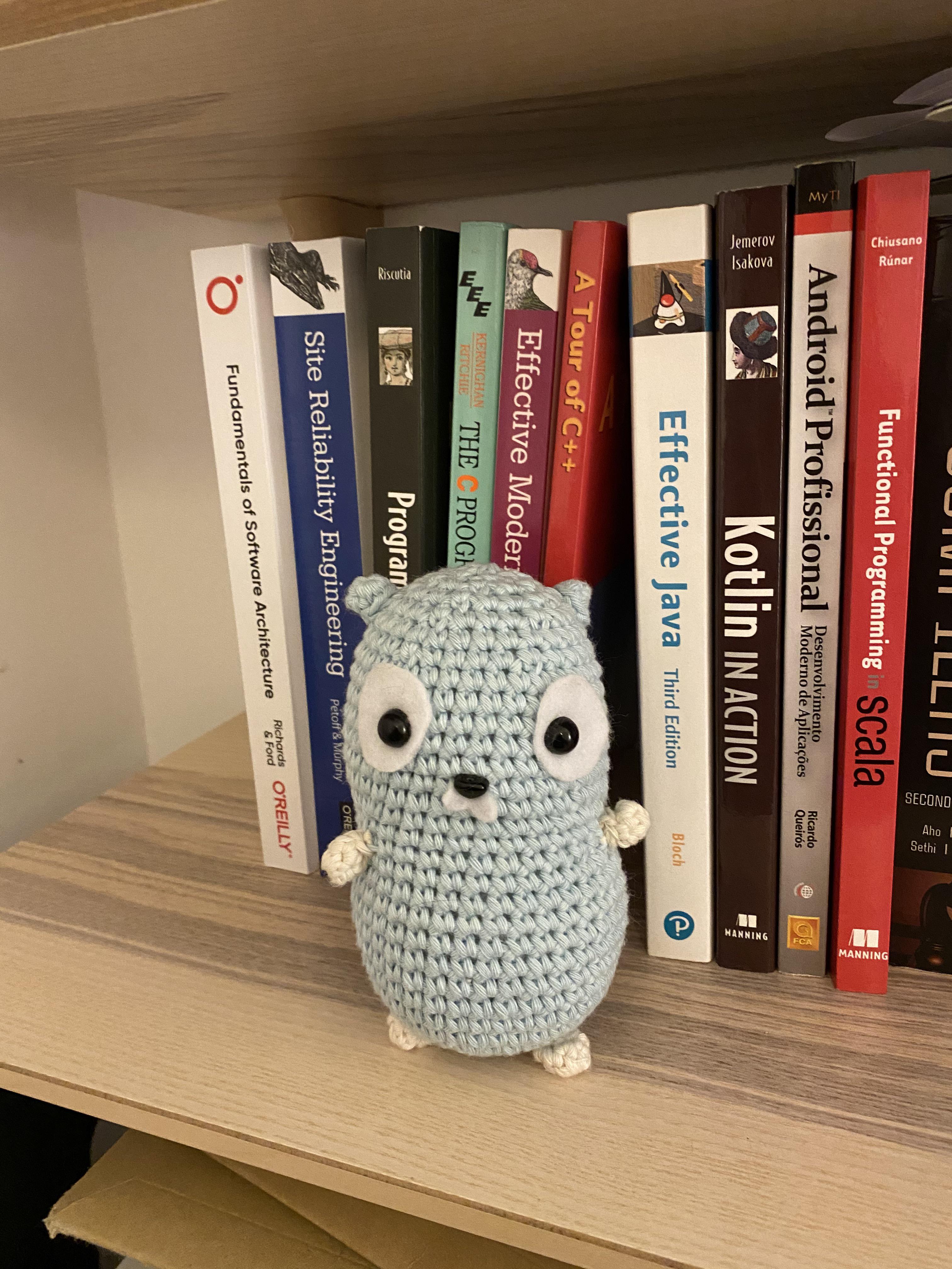 Crocheted my boyfriend a gopher :) | Scrolller