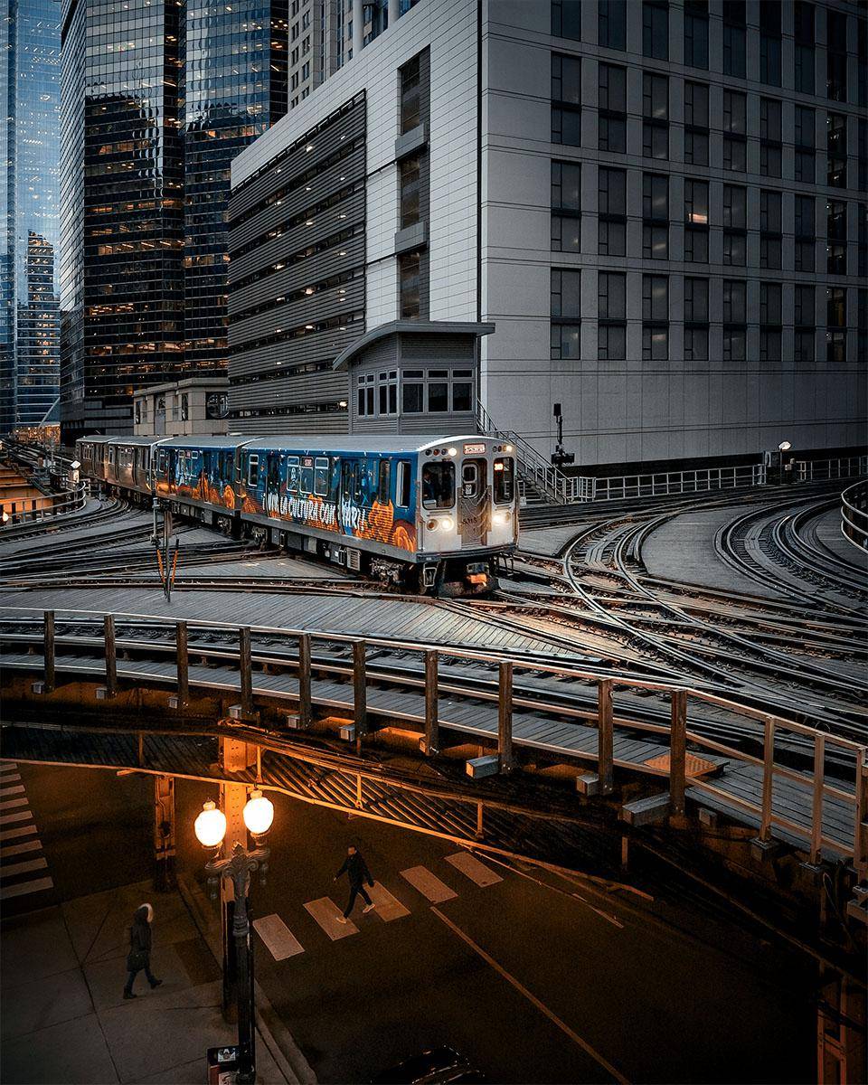 CTA intersection in downtown Chicago [OC] | Scrolller