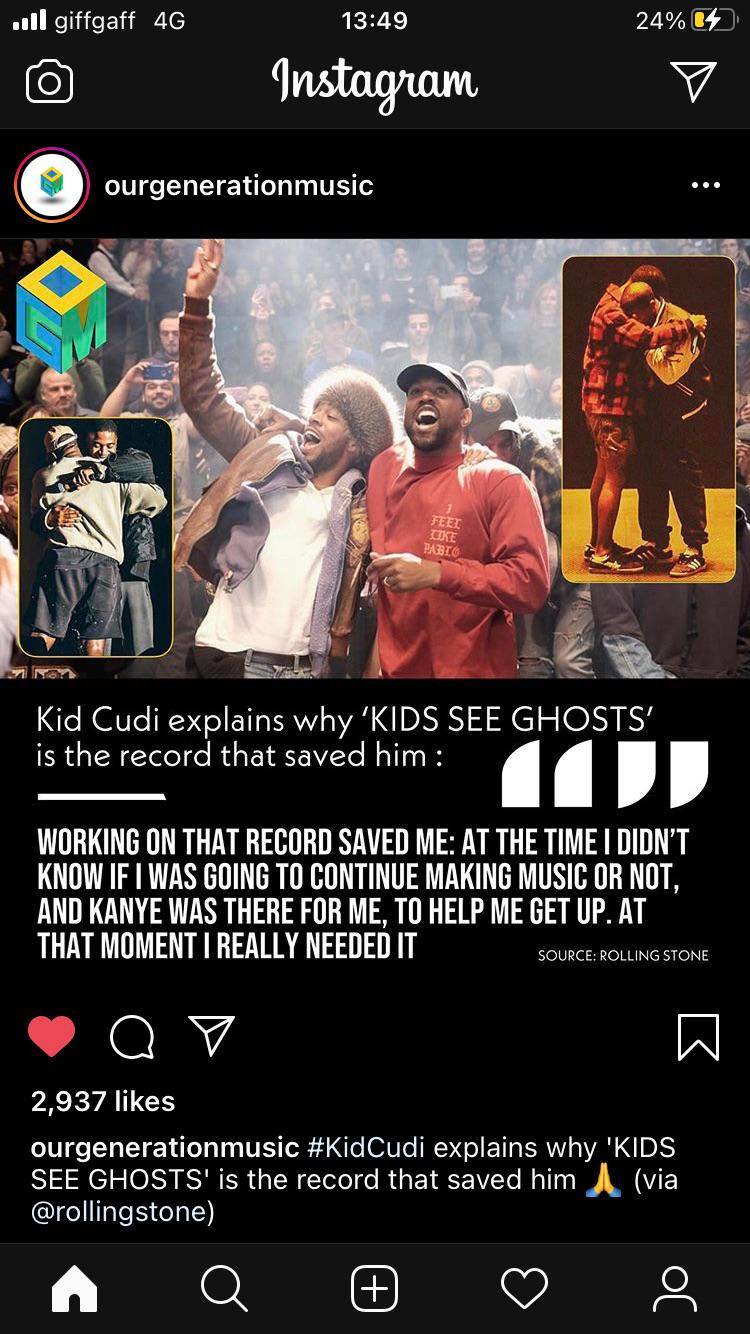 Cudi explains how KSG saved him | Scrolller