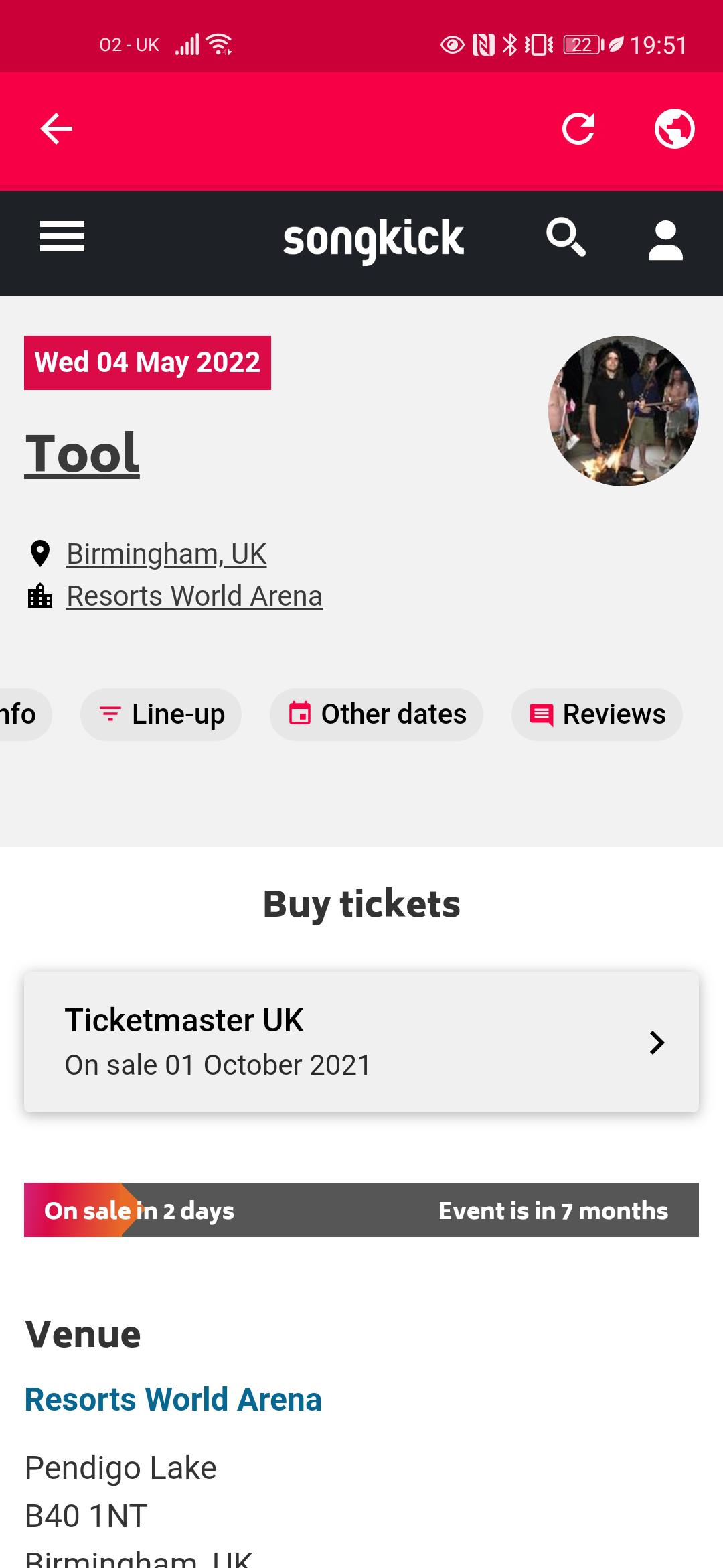 Curious to see how many local Tool fans are on here. They're my favourite band, so I'm stoked to ...